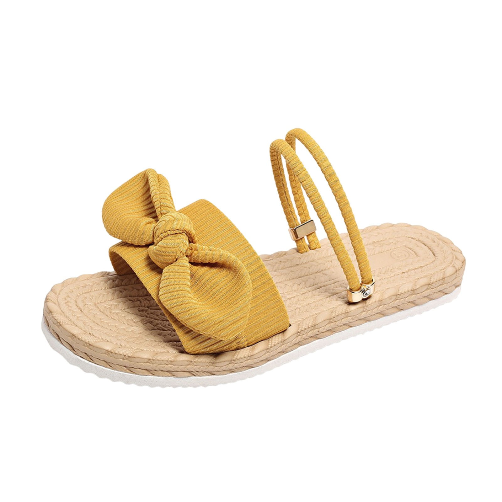 Yellow Women S Summer Fashion Wedge Heel Fish Mouth Thick Bottom ...