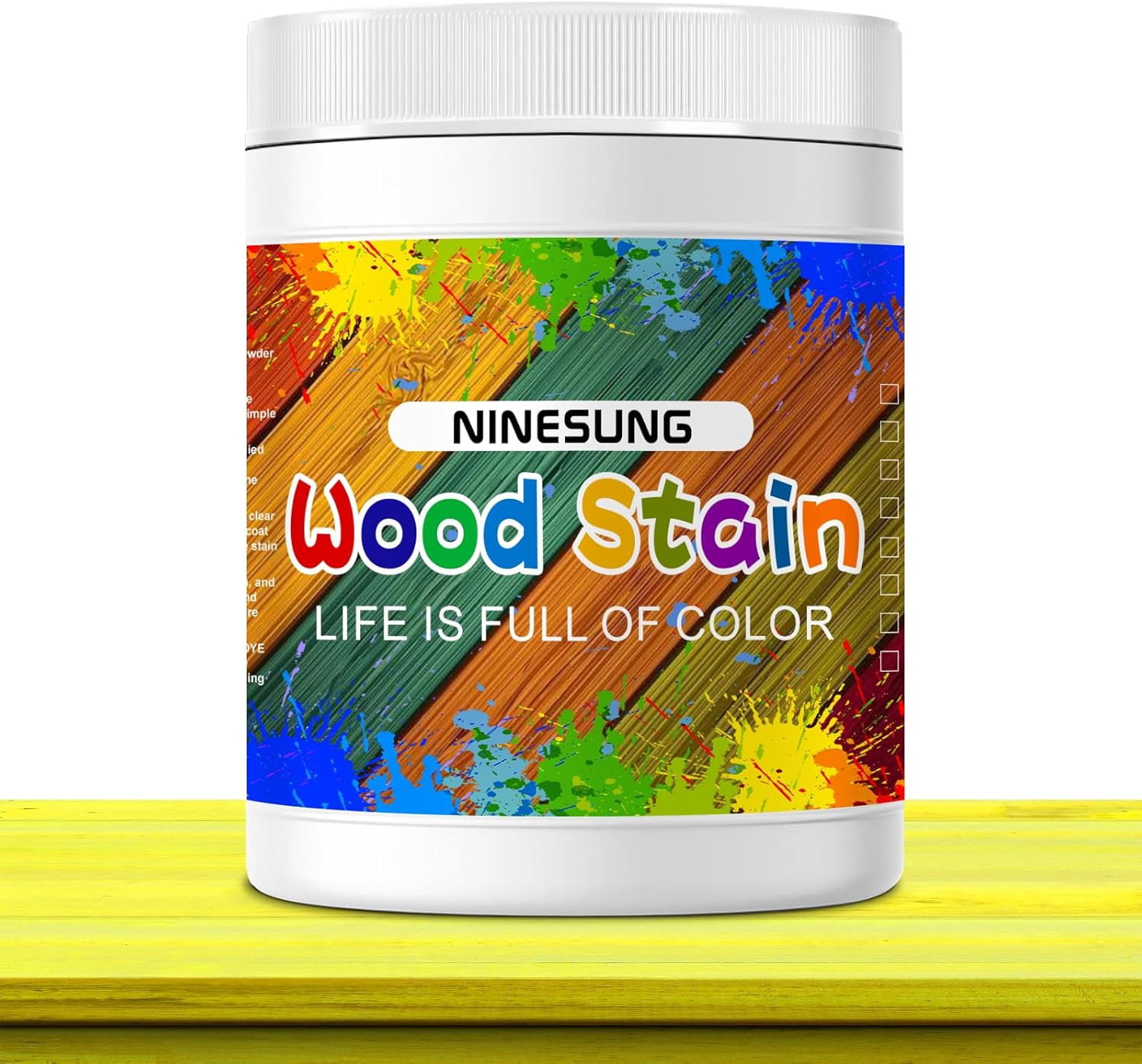 Yellow Wood Stain | Wood Dye Powder for Indoor and Outdoor | Furniture ...
