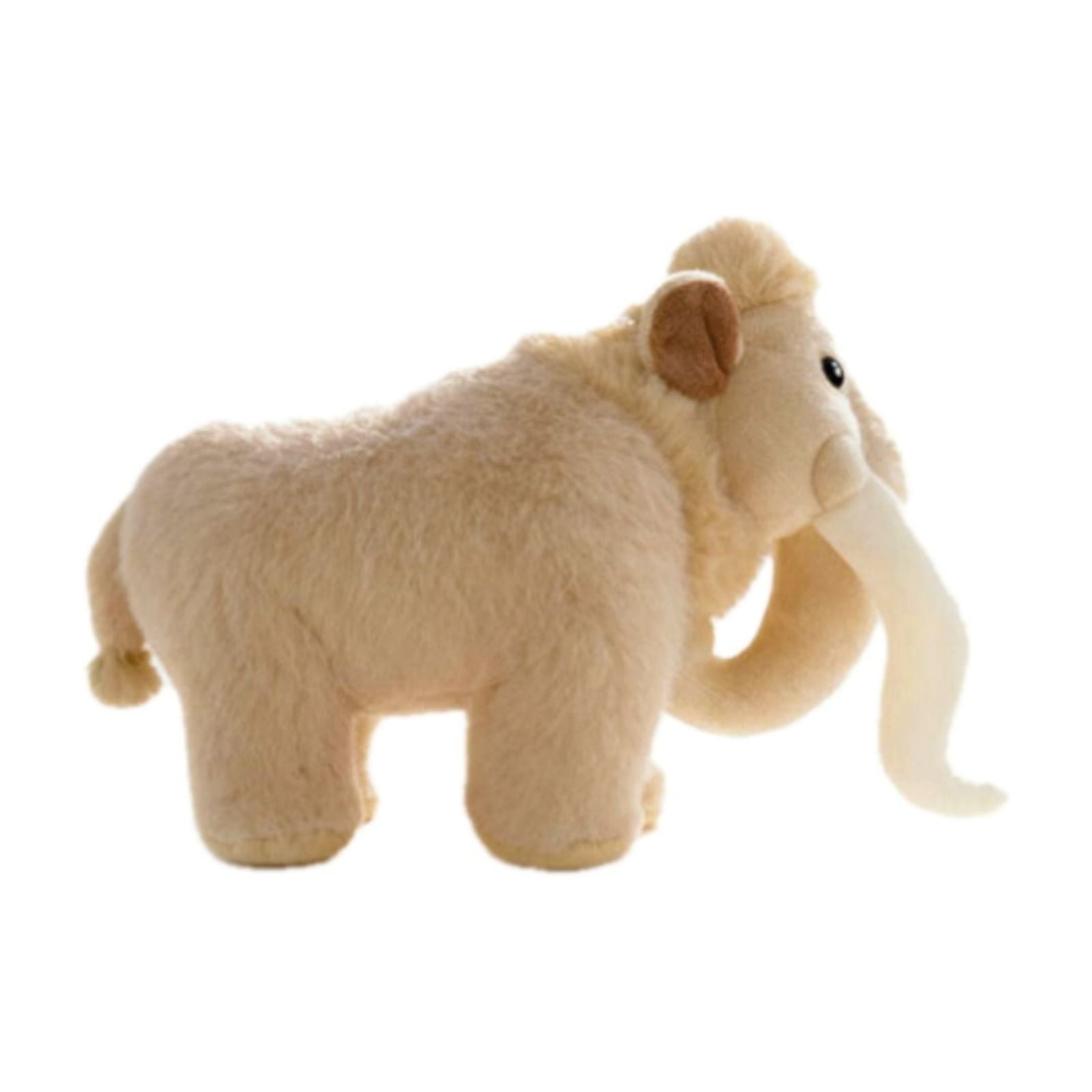 Yellow Woolly Mammoth Plush Toy Realistic Simulation With Soft Cuddle ...