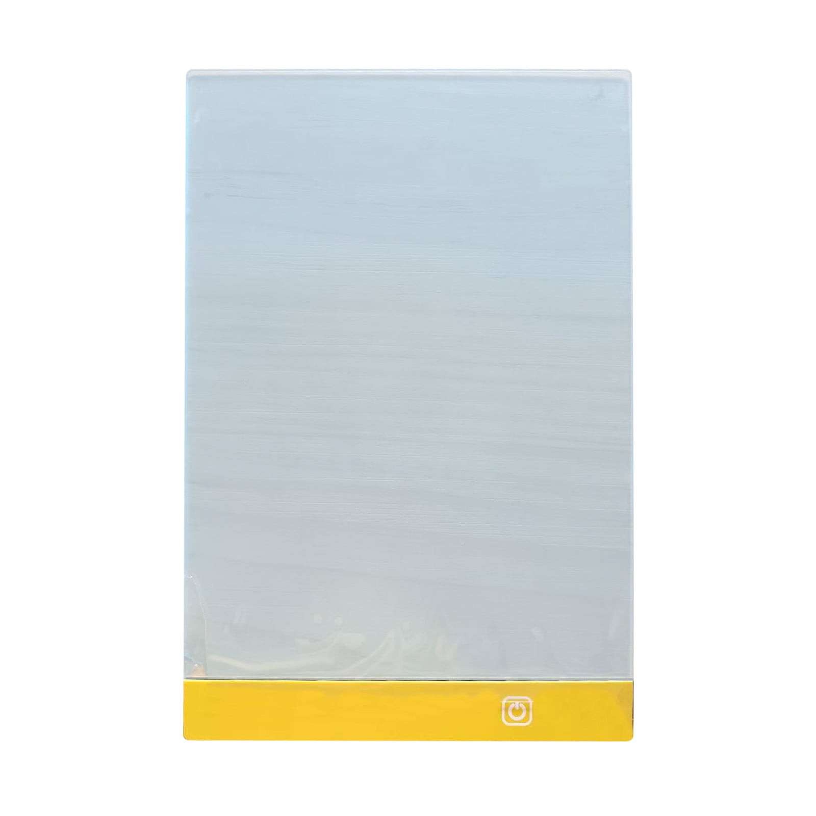 Yellow Yellow Acrylic Night Light Message Board Kids Drawing Painting ...