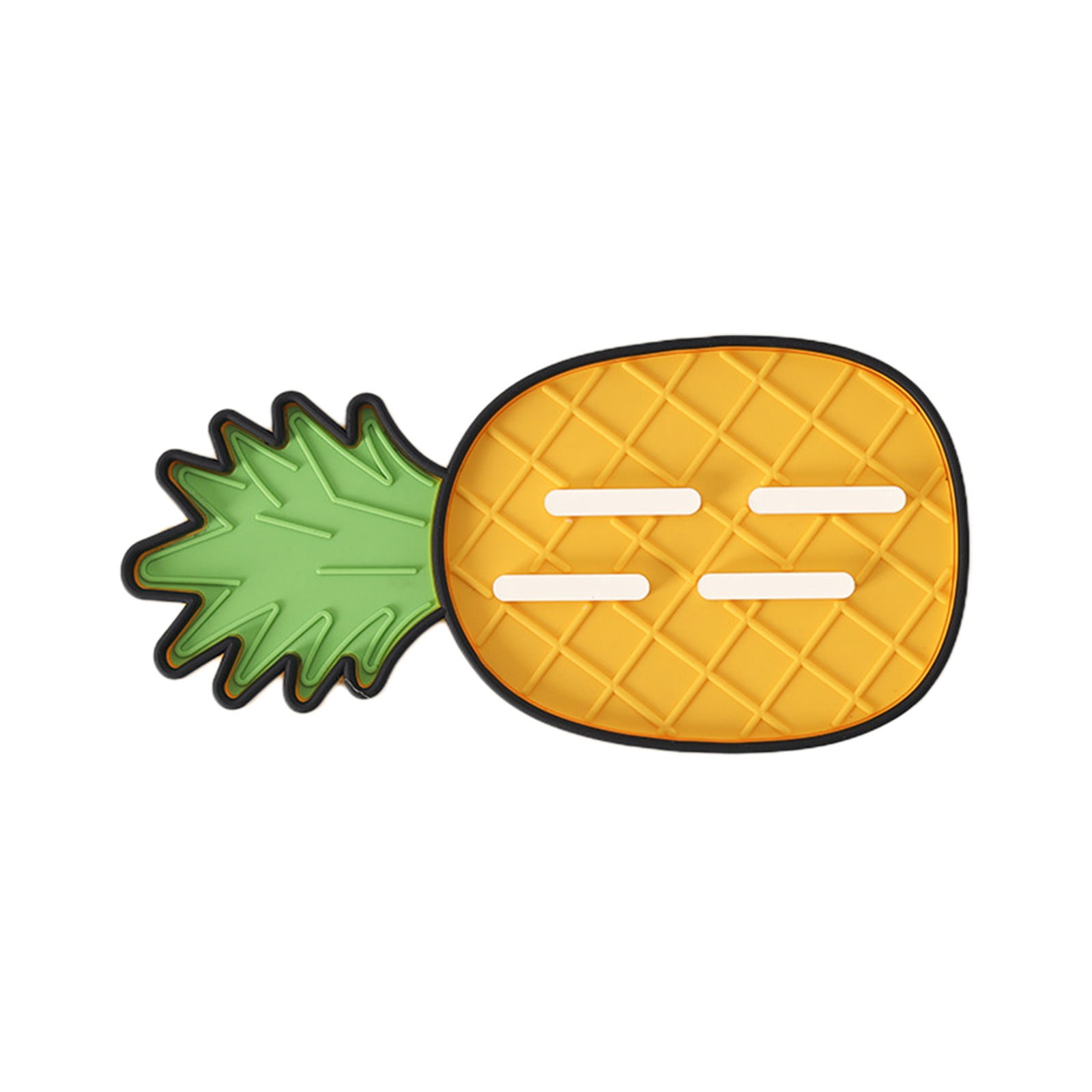 Yellow Yellow Pineapple Shaped Kitchen Organizer For Pot Lids And ...