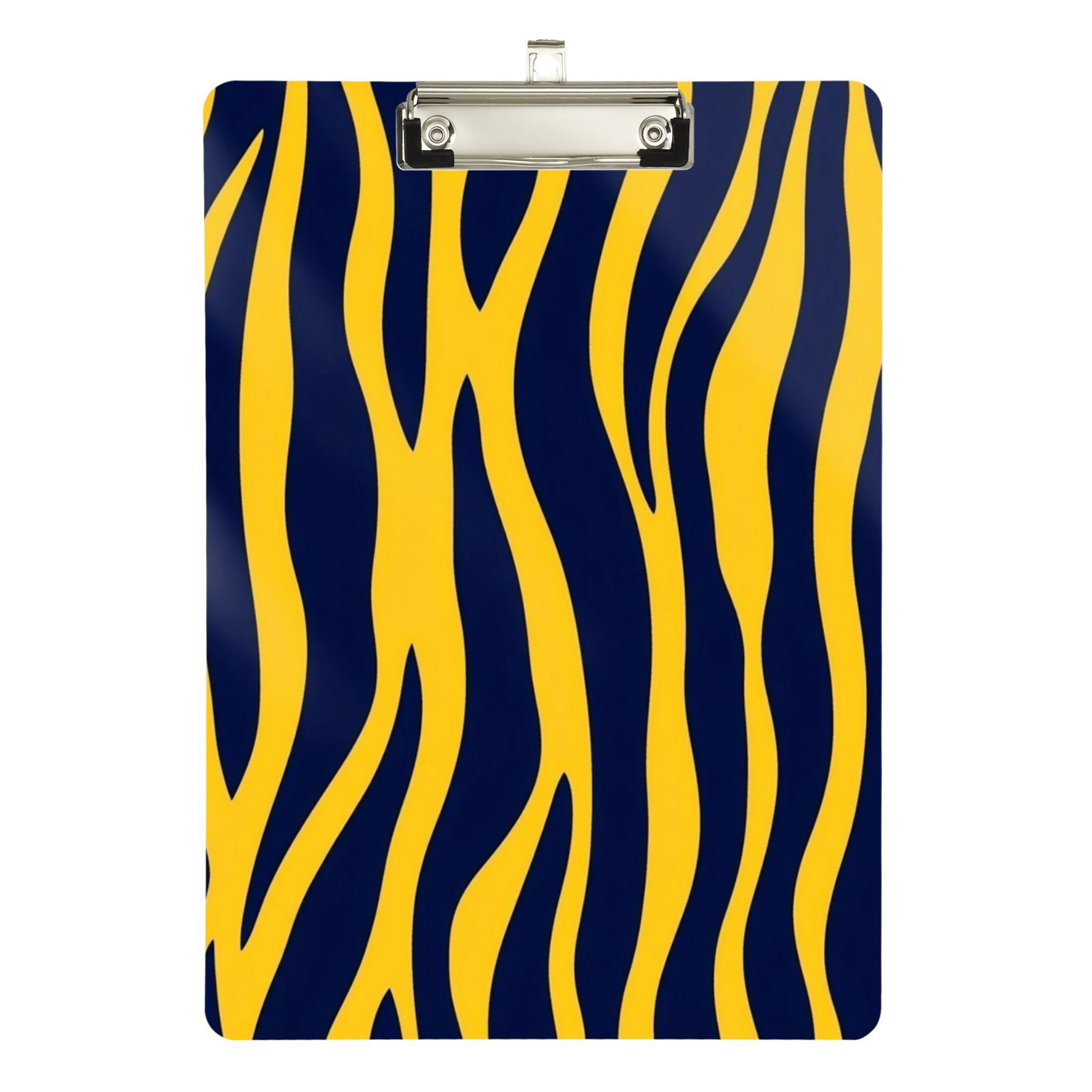 Yellow Zabra Skin Print Acrylic Clipboard Drawing Board Clipboard with ...