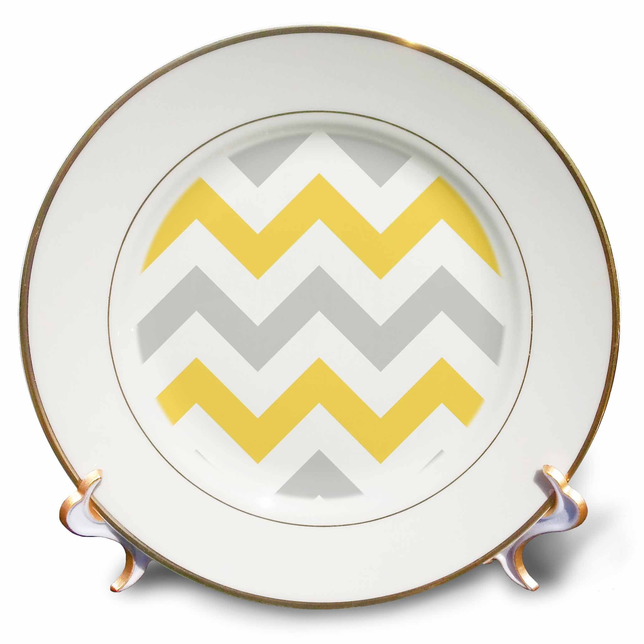 Yellow Grey Plates