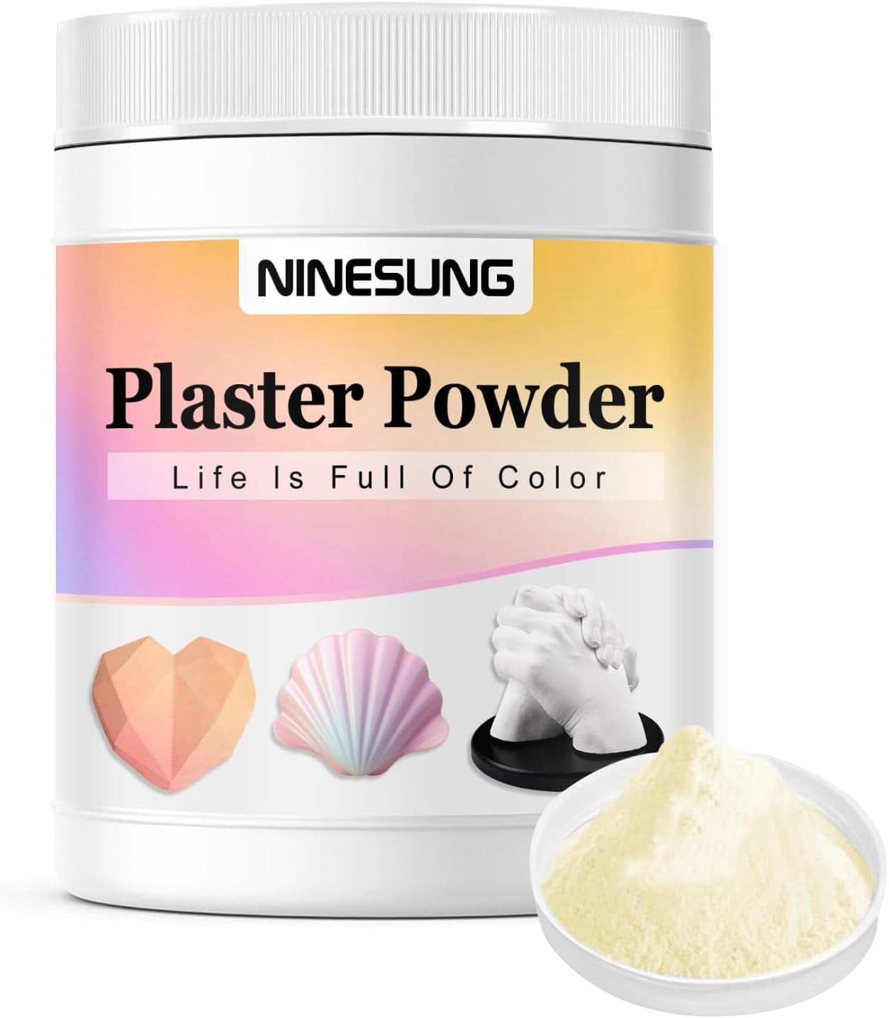 Yellow gypsum powder, Paris gypsum hand mask casting powder, gypsum ...