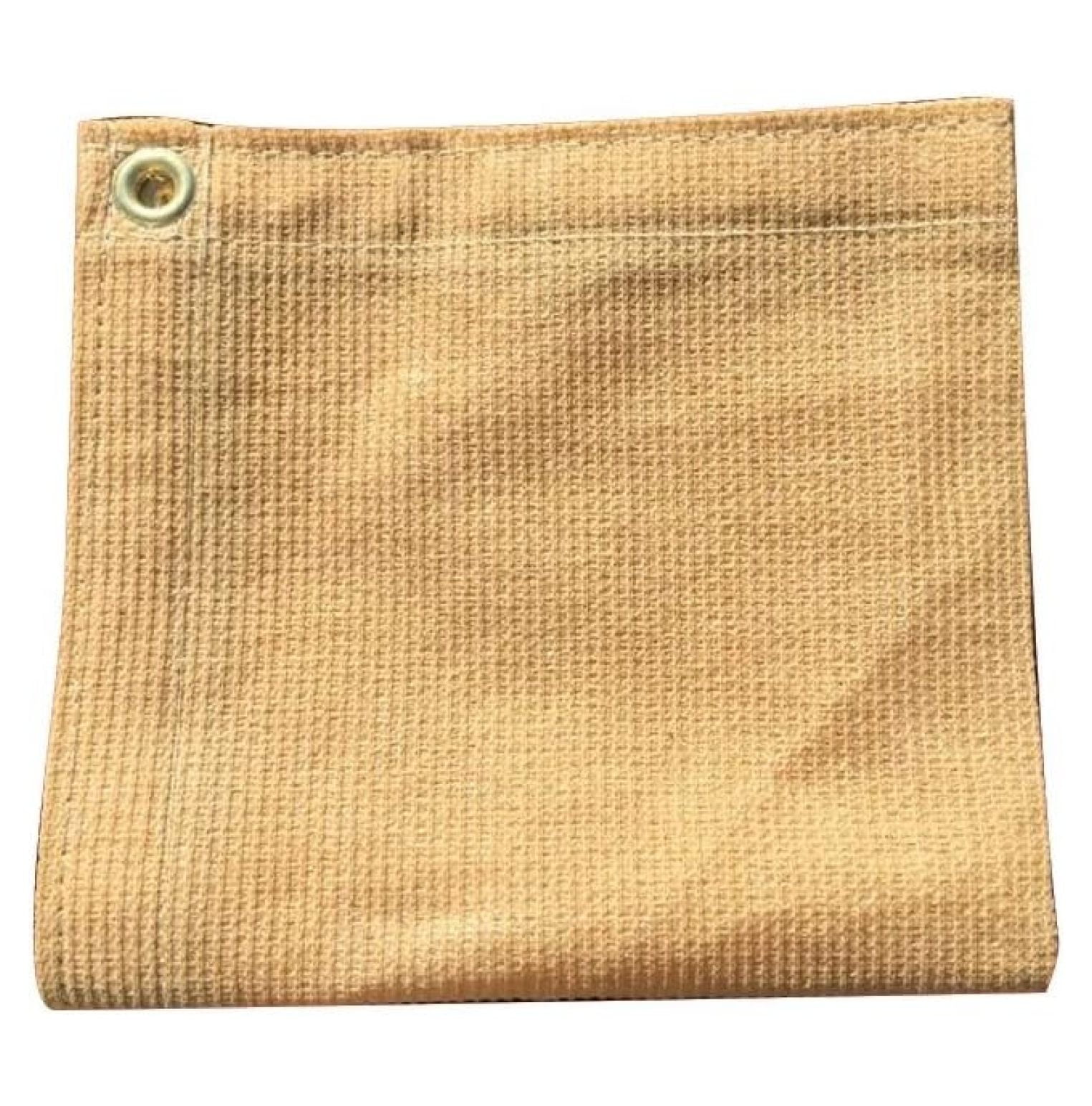 Yellow tan Color, 16 ft. x 30 ft. - 7 oz Premium 90% Shade Sail, Sun ...