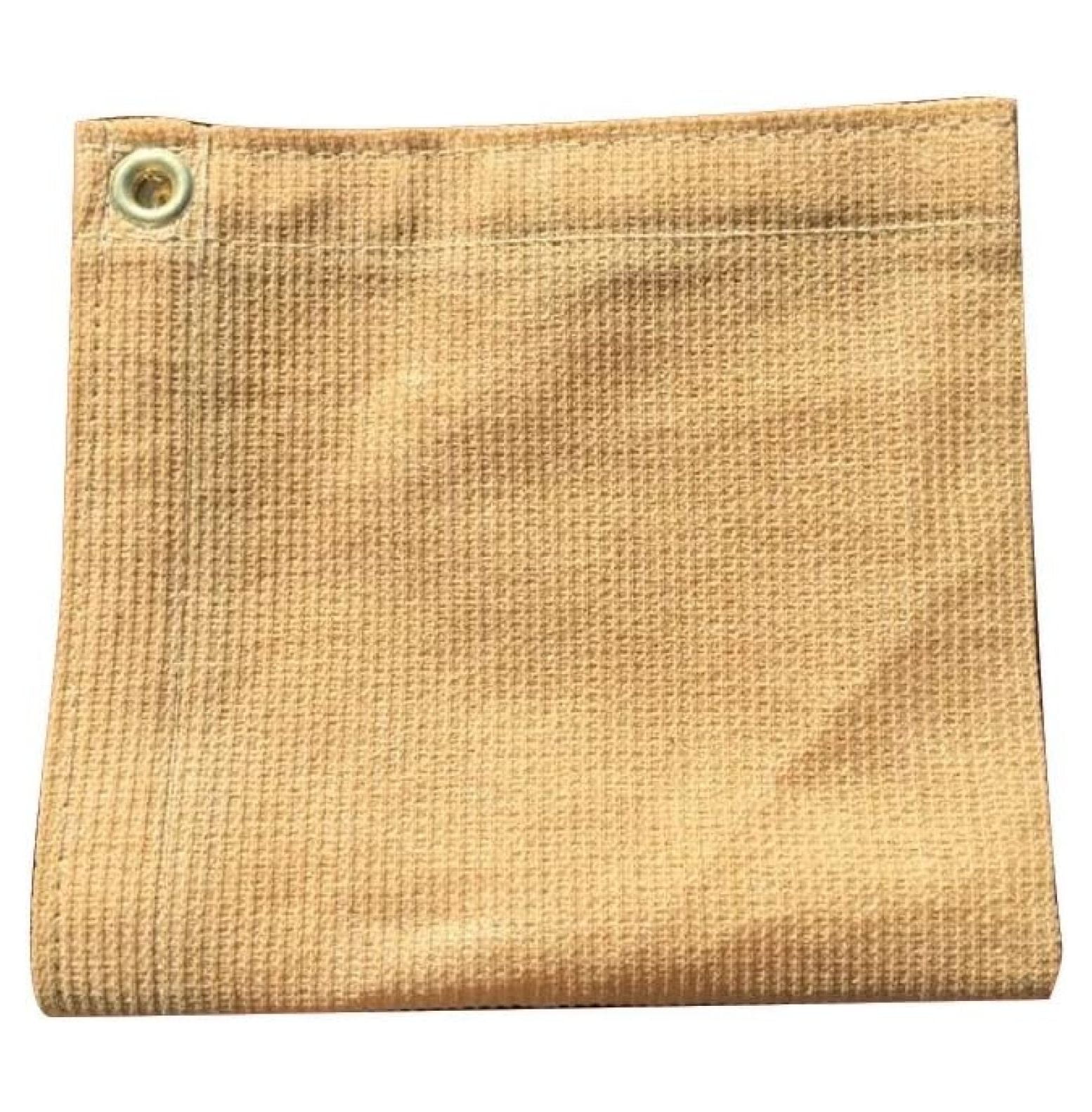 Yellow tan Color, 6 ft. x 14 ft. - 7 oz Premium 90% Shade Sail, Sun ...