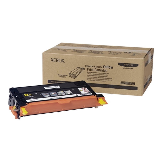 Yellow toner for use with phaser 6180 standard yield - Walmart.com