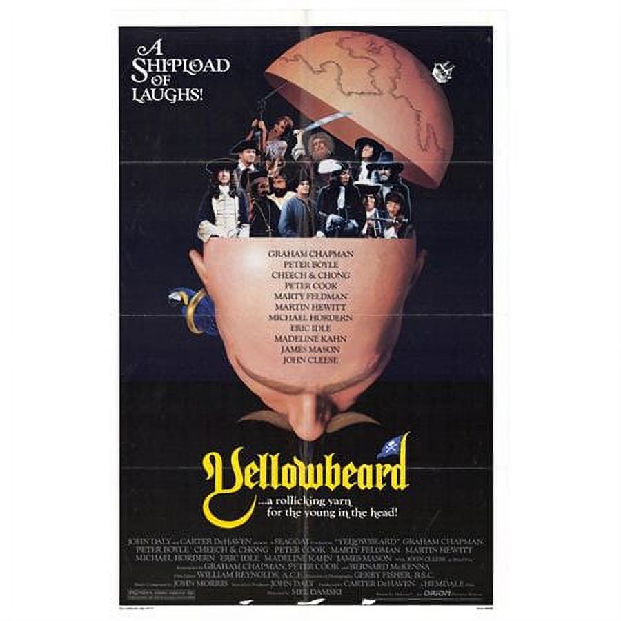 Yellowbeard - movie POSTER (Style A) (11" x 17") (1983) - Walmart.com