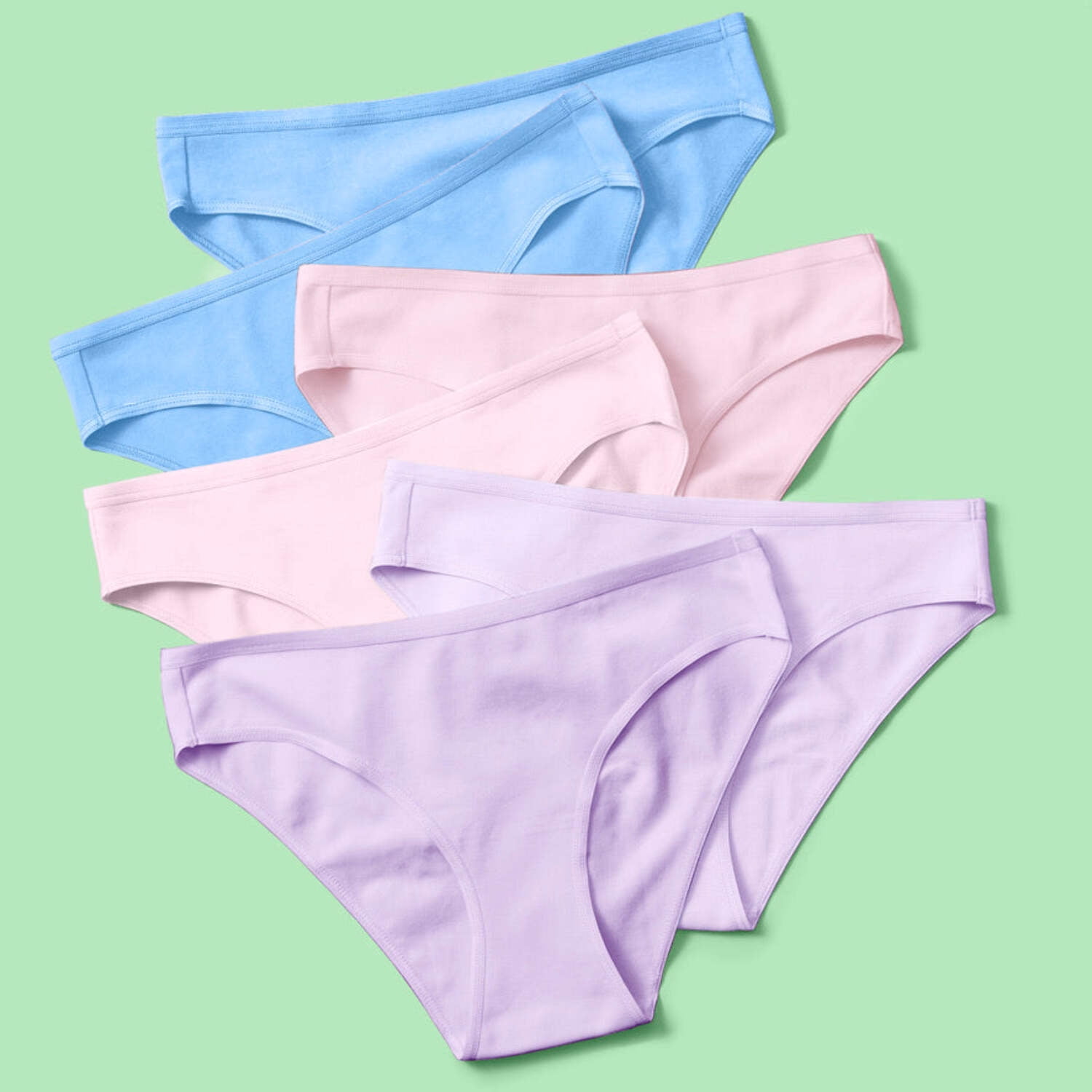 Yellowberry Girls' 6PK High Quality Cotton Underwear Bikini Hipster ...