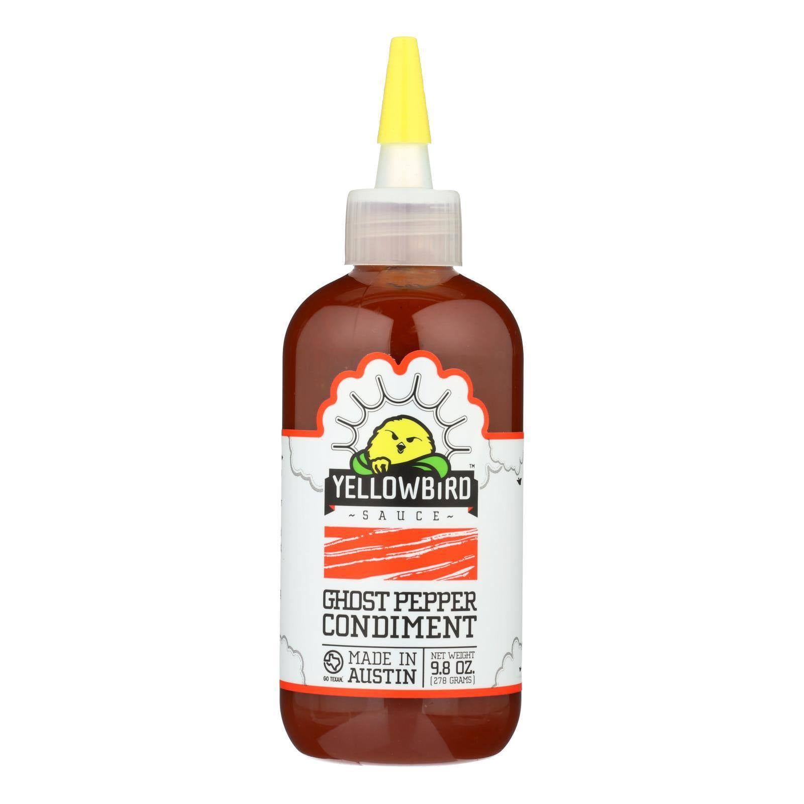 Yellowbird Sauce Ghost Pepper Condiment - Case of 6 - 9.8 OZ - Walmart.com