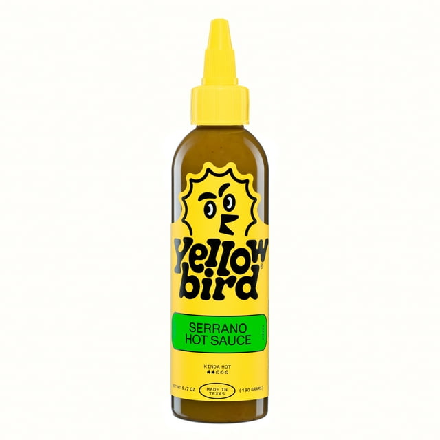 Yellowbird Serrano Hot Sauce, 6.7 oz - Walmart.com
