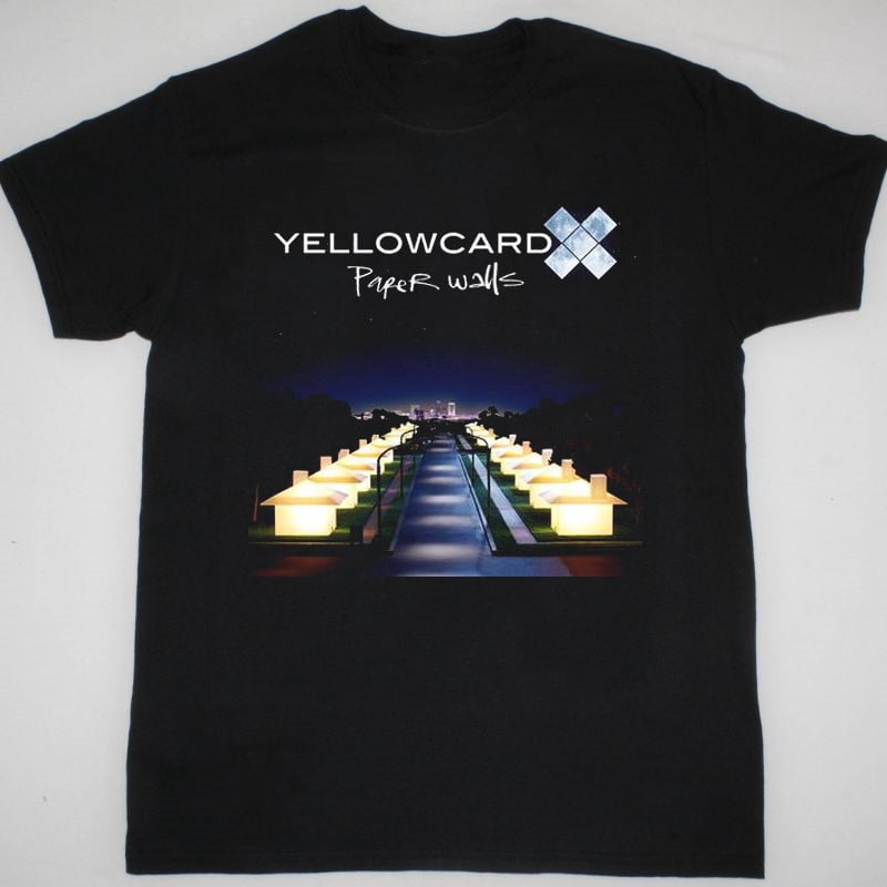 Yellowcard – Paper Walls Classic Gift For Fan Black All Size Shirt ...