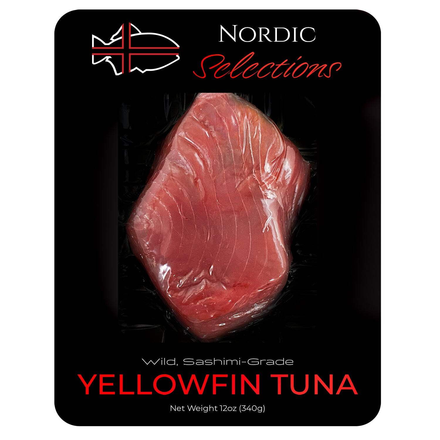 Yellowfin Tuna (Ahi) Steaks - Grade #1, Wild Caught (12oz portion ...