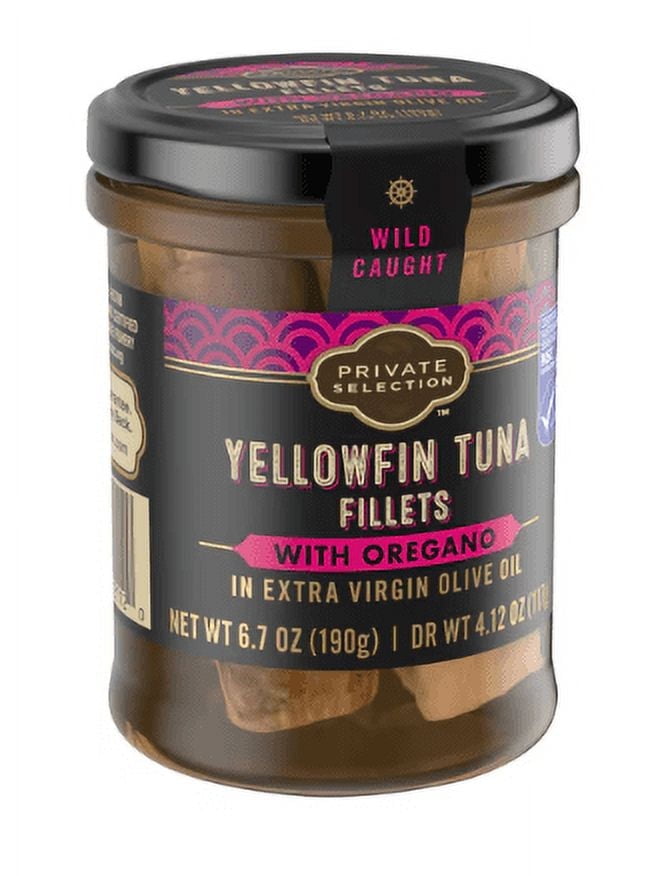 Yellowfin Tuna Fillets with Oregano in Extra Virgin Olive Oil -- 6.7 oz ...