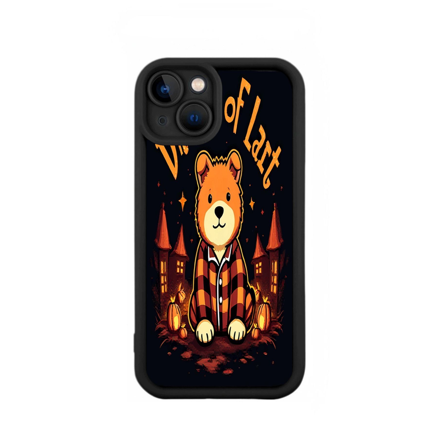 Yellowing Resistant Lightweight iPhone 15 Case - Cute Cartoon Dog in ...