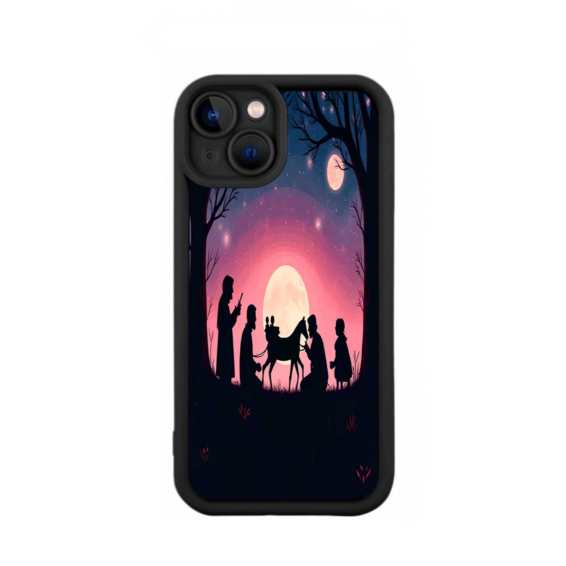 Yellowing Resistant Lightweight iPhone 15 Case - Elegant Forest ...