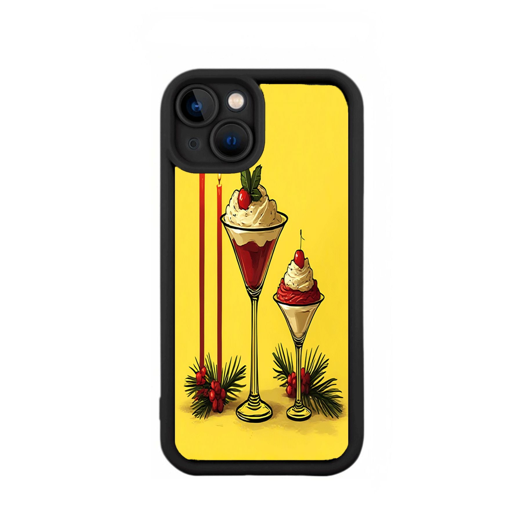 Yellowing Resistant Lightweight iPhone 15 Case - Elegant Whipped Cream ...