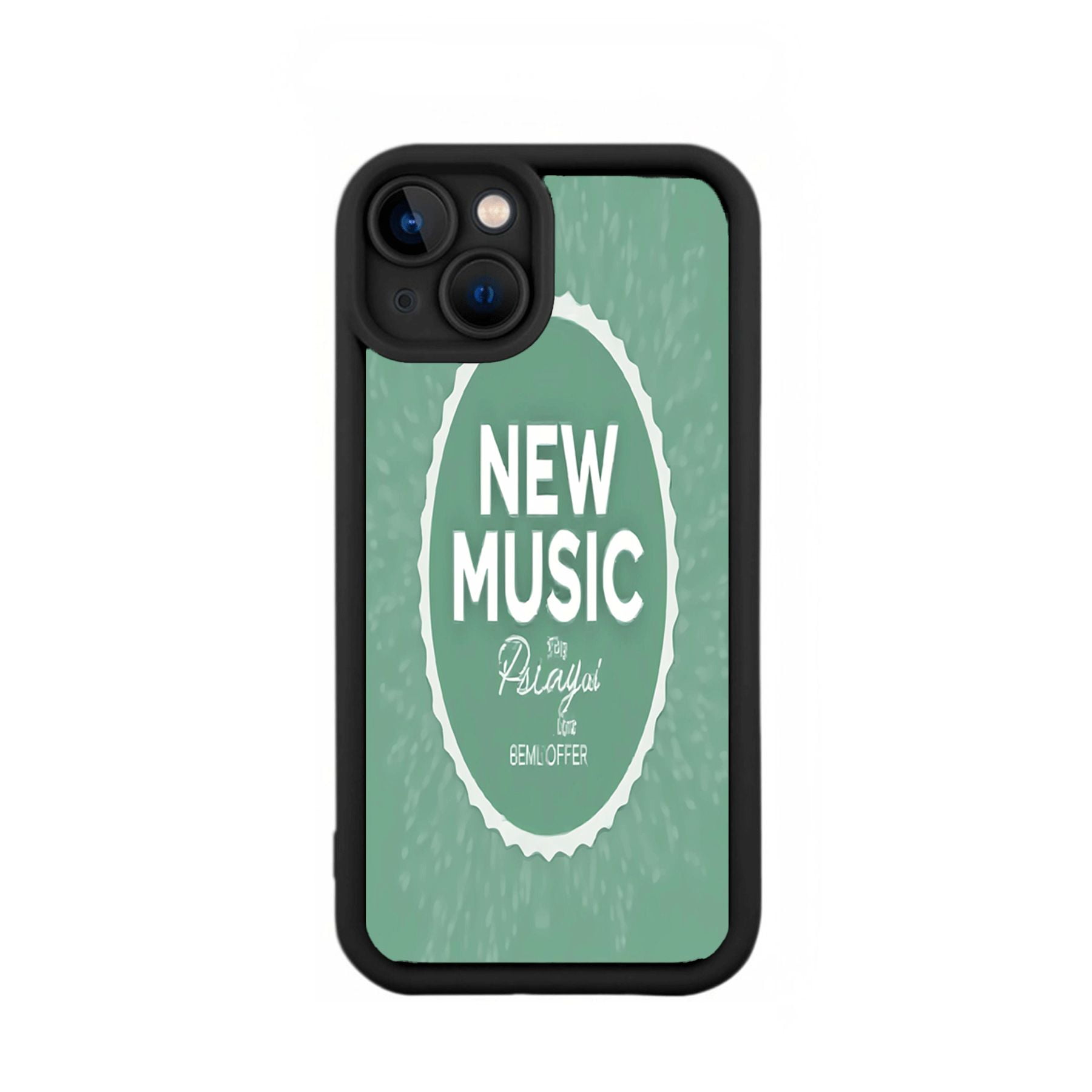 Yellowing Resistant Lightweight iPhone 15 Case - Green Background with ...