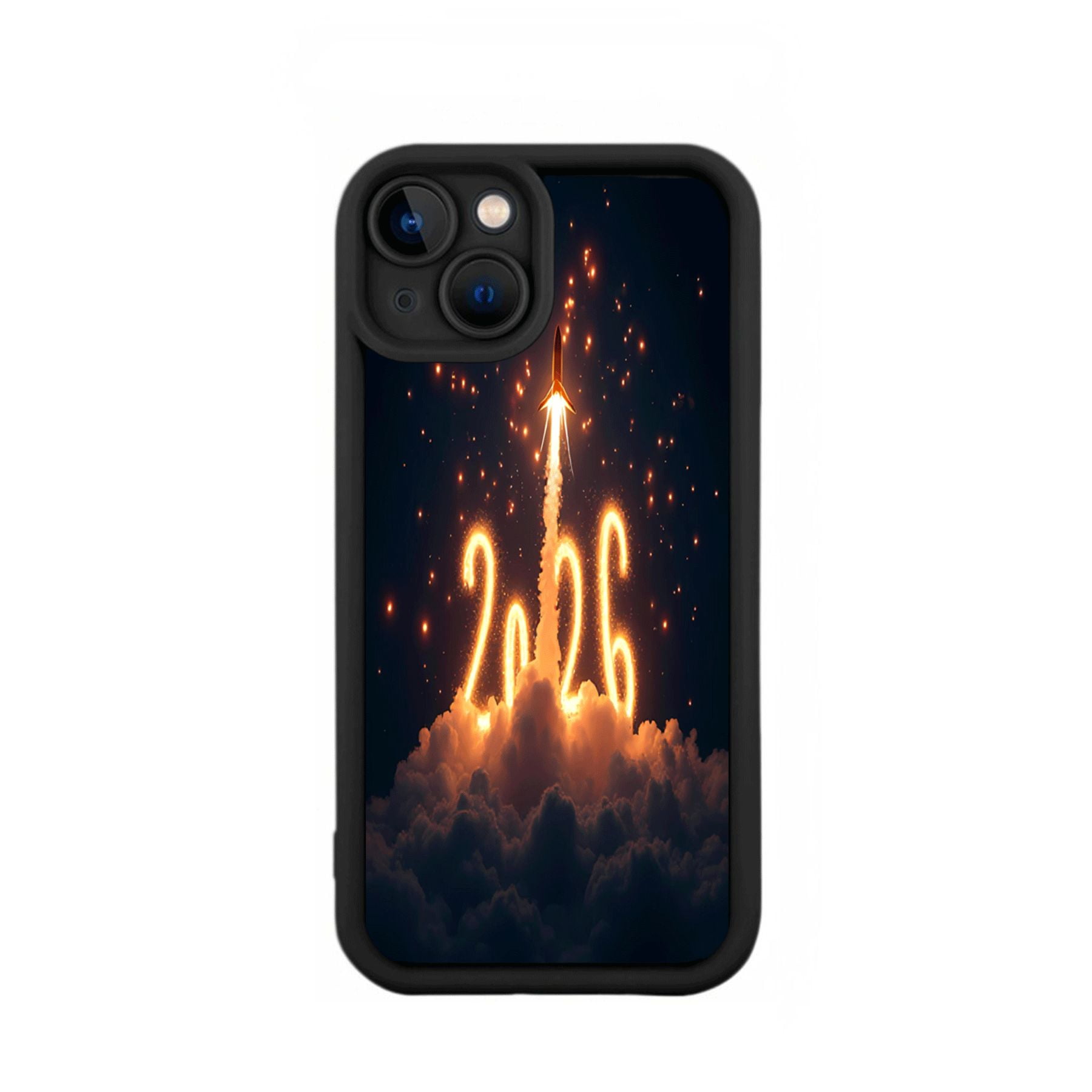 Yellowing Resistant Lightweight iPhone 15 Case - Rocket Design with ...