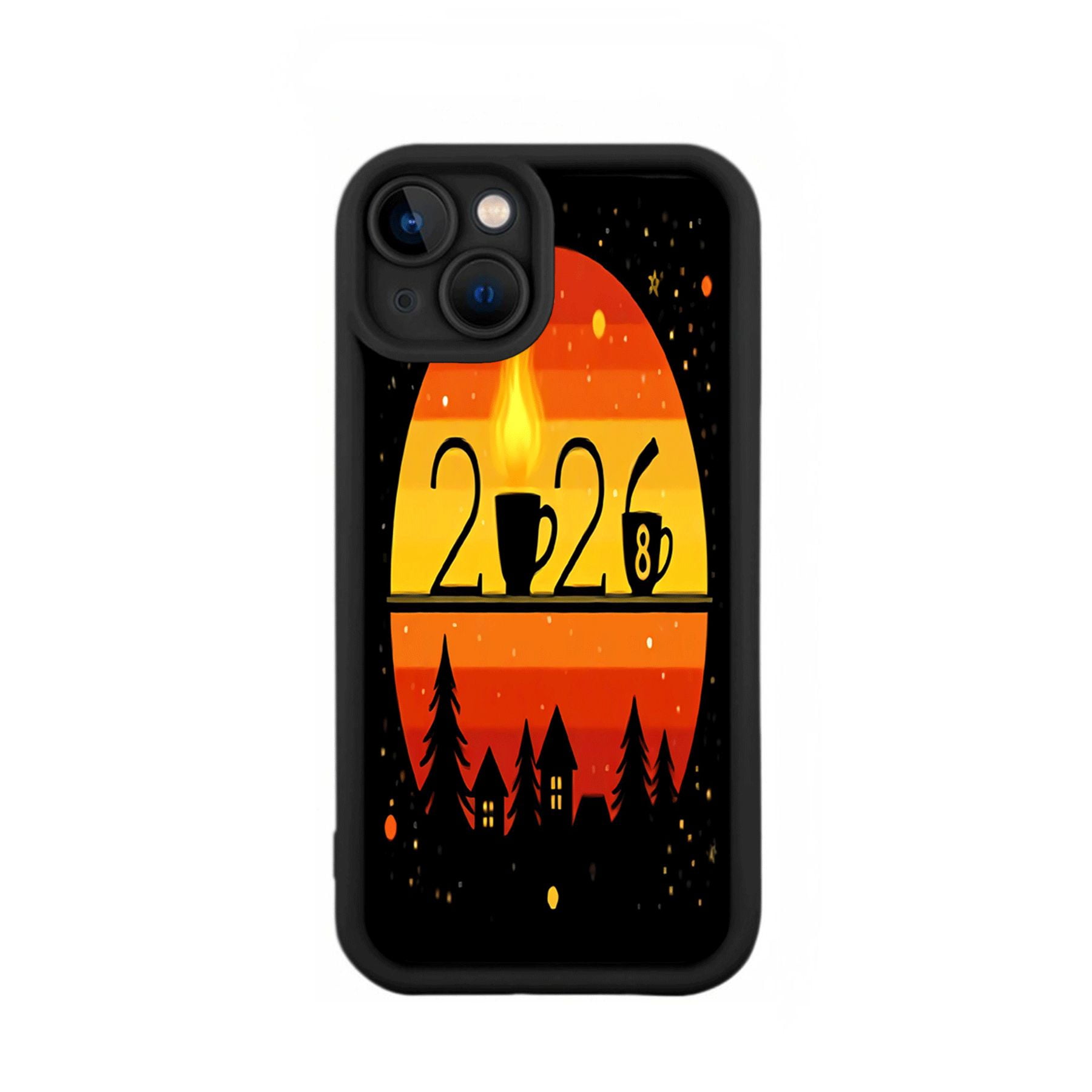 Yellowing Resistant Lightweight iPhone 15 Case - Stunning Sunset Design ...