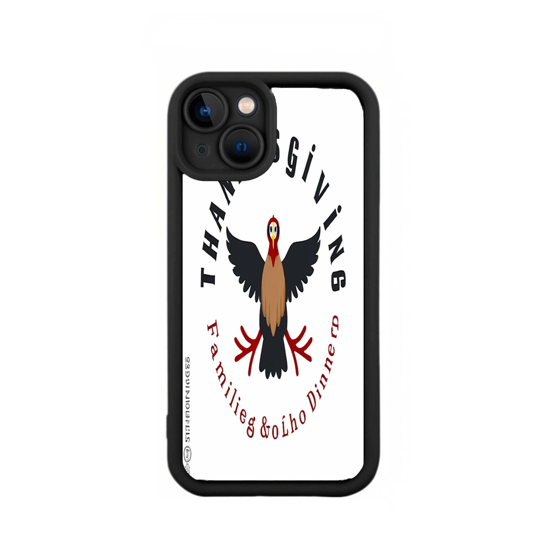 Yellowing Resistant Lightweight iPhone 15 Case with Thanksgiving Turkey ...