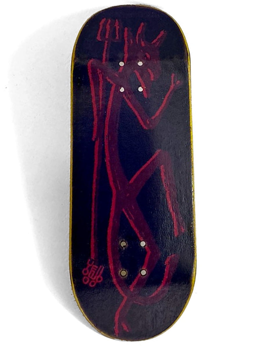 Yellowood Fingerboard Deck - Darkside 32mm - Walmart.com