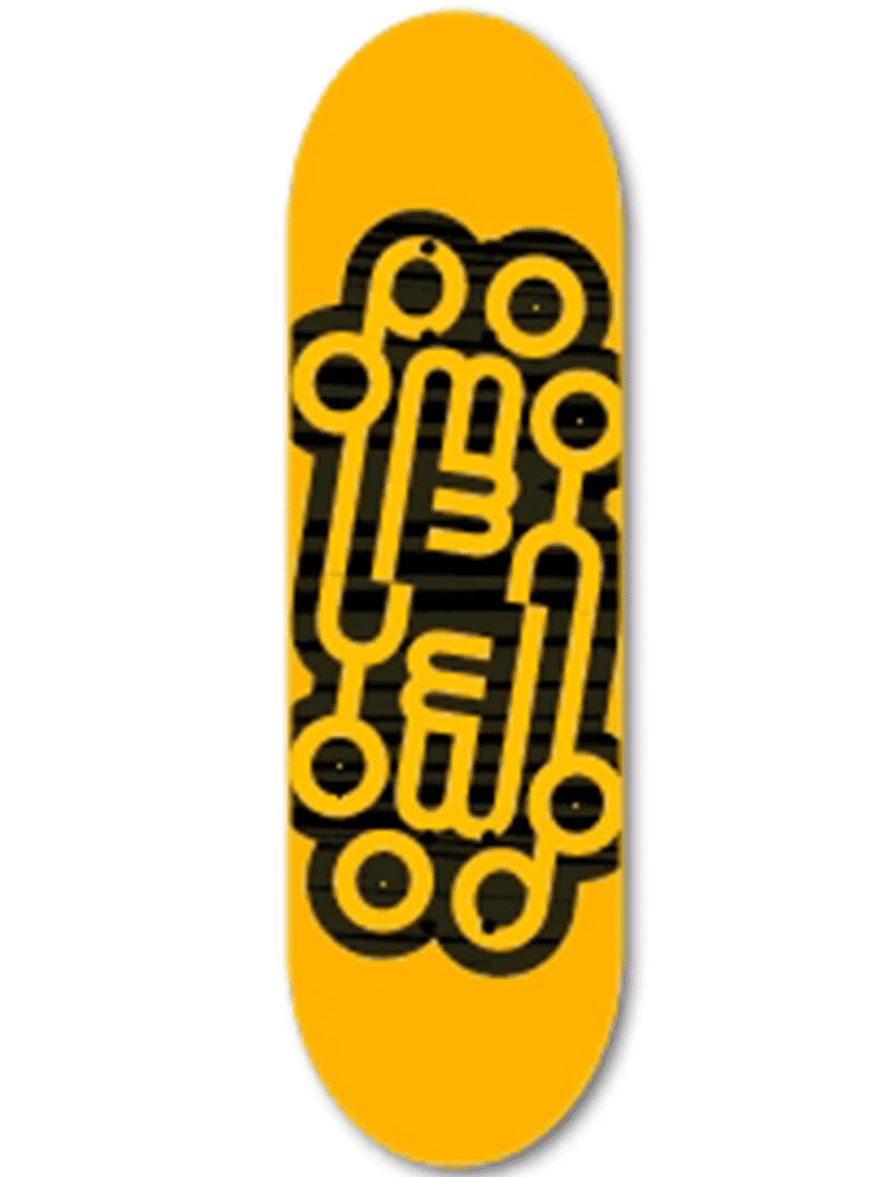 Yellowood Fingerboard Deck - Logo Yellow, 32mm - Walmart.com