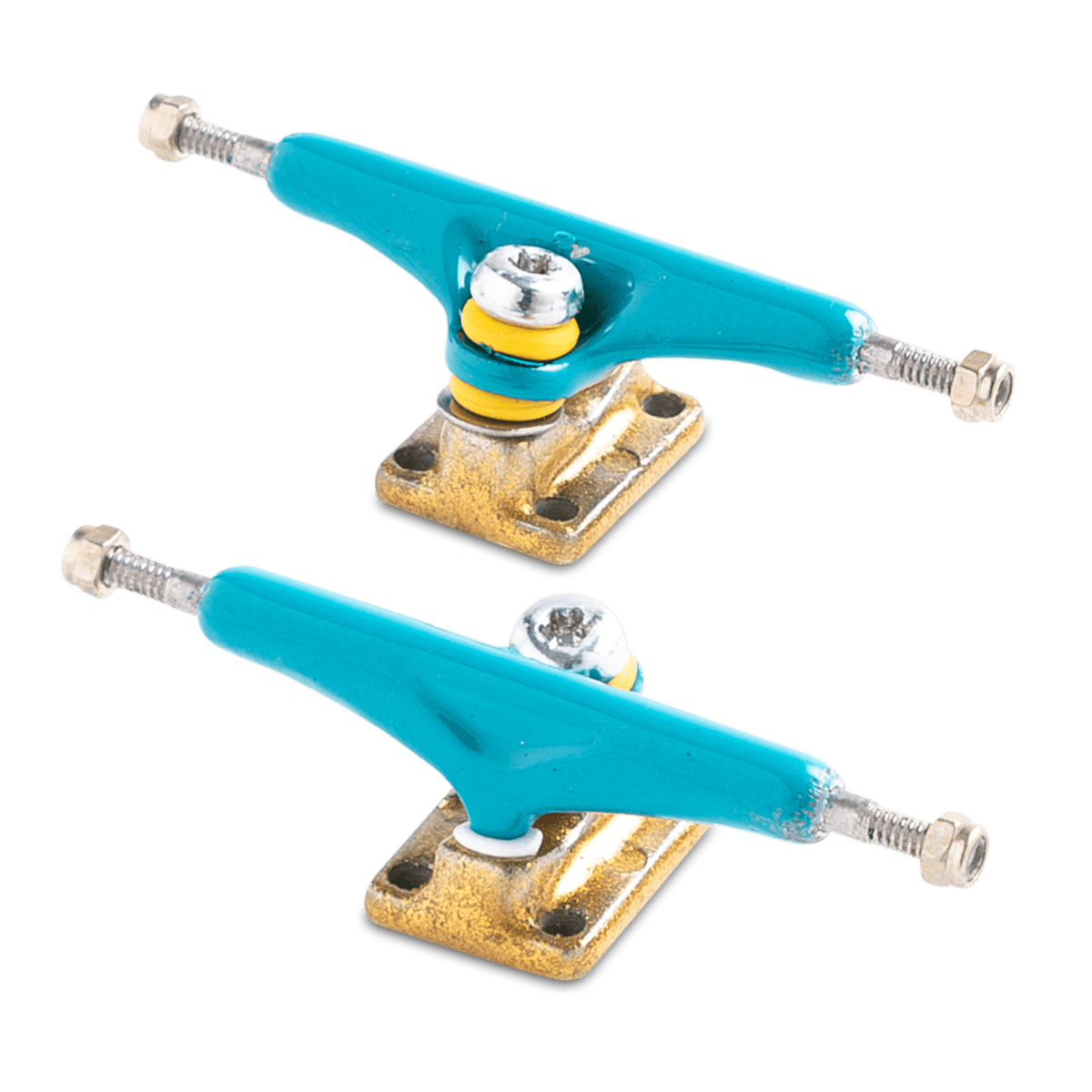 Yellowood X4 Fingerboard Y-Trucks Blue and Gold - Walmart.com