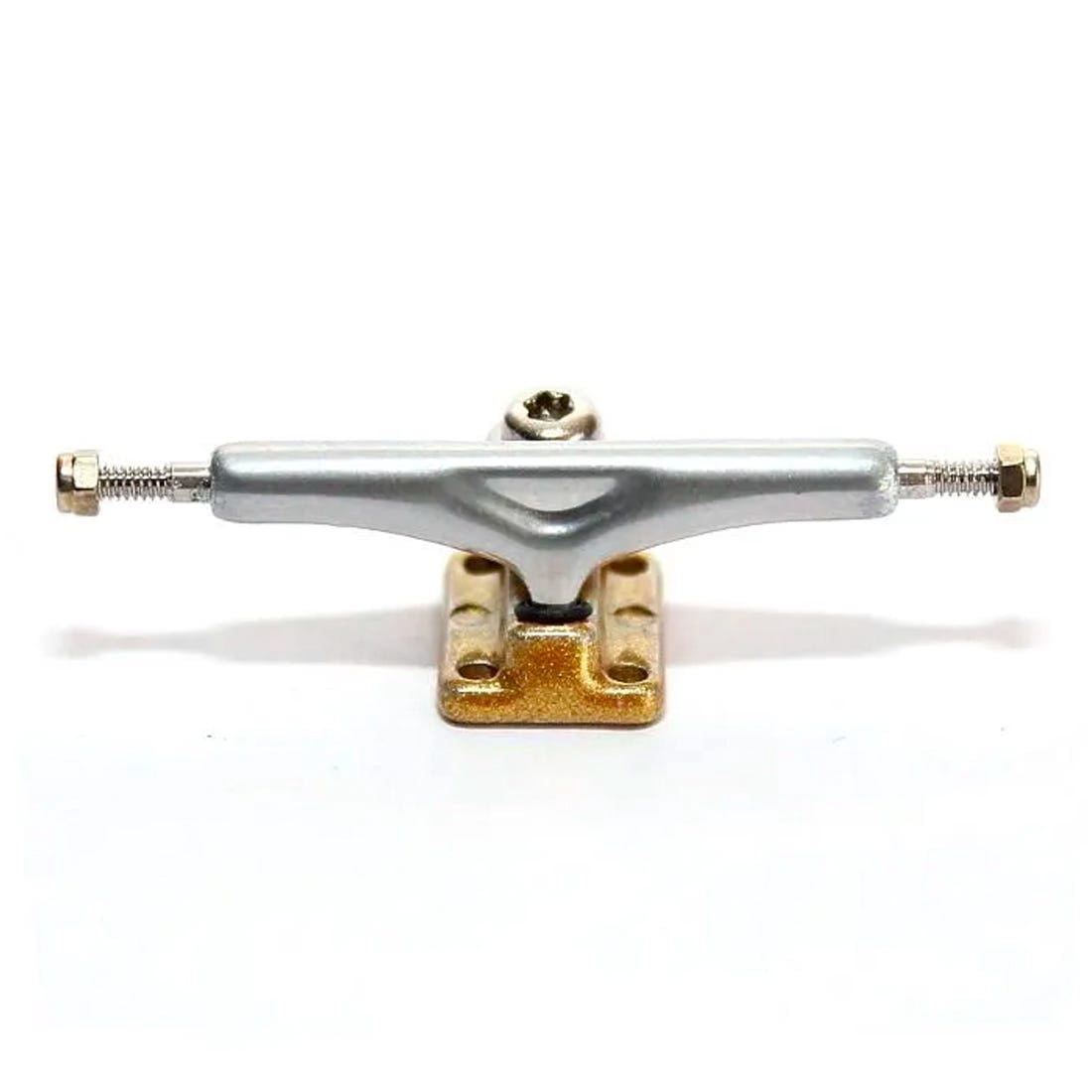 Yellowood X5 Fingerboard Y-Trucks Chrome and Gold - Walmart.com
