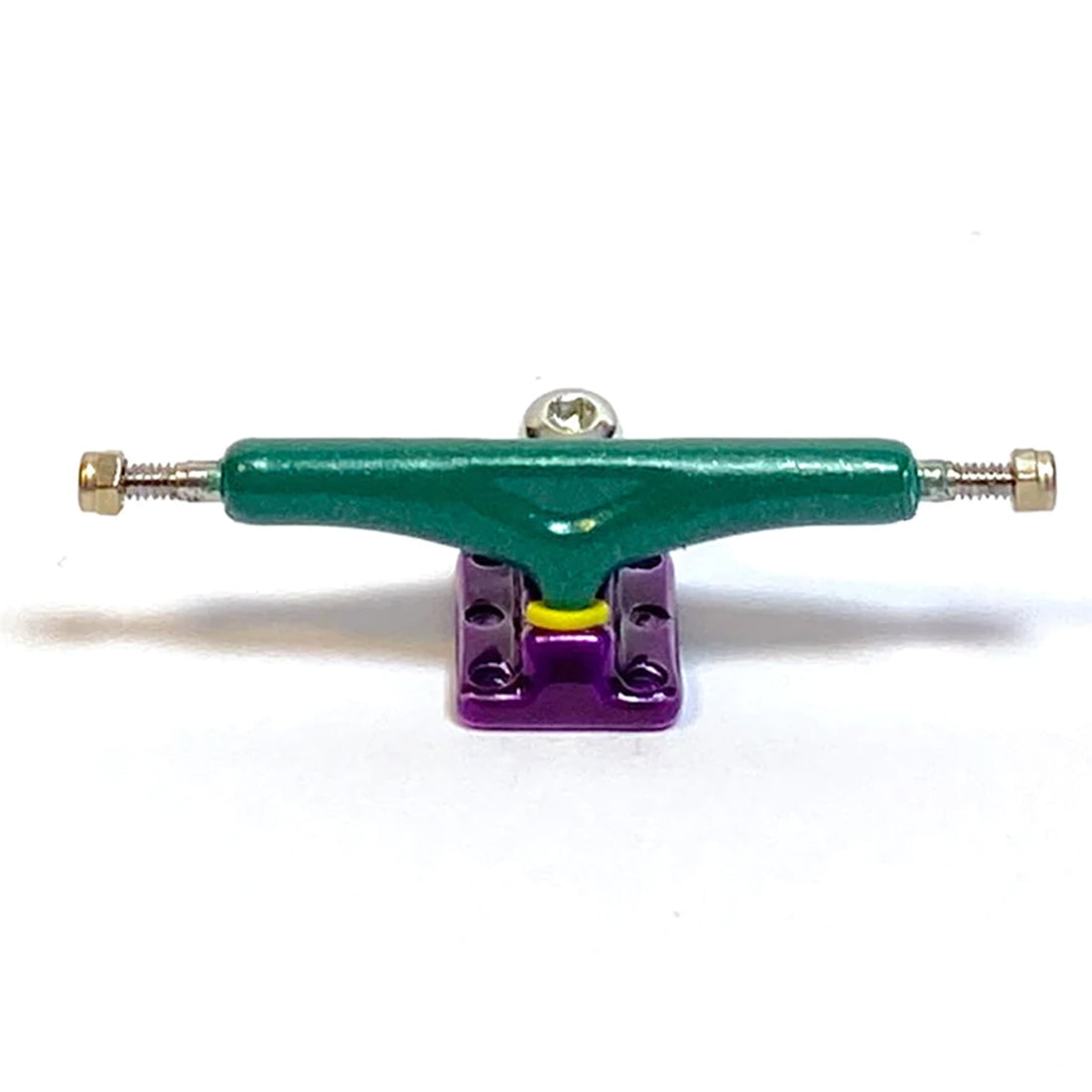 Yellowood X5 Fingerboard Y-Trucks Green and Purple - Walmart.com