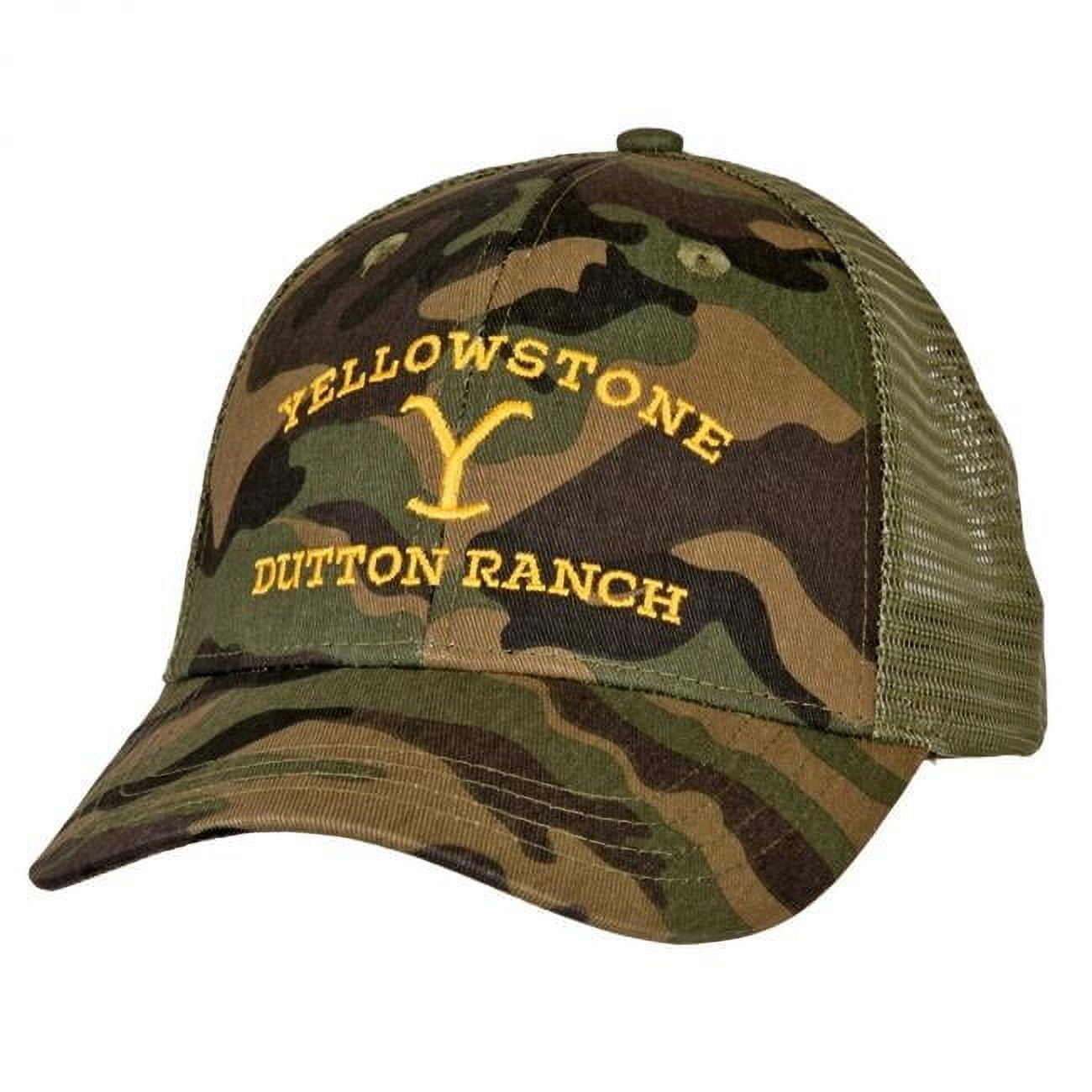 Yellowstone Dutton Ranch Official Camo Trucker Hat Made from High ...
