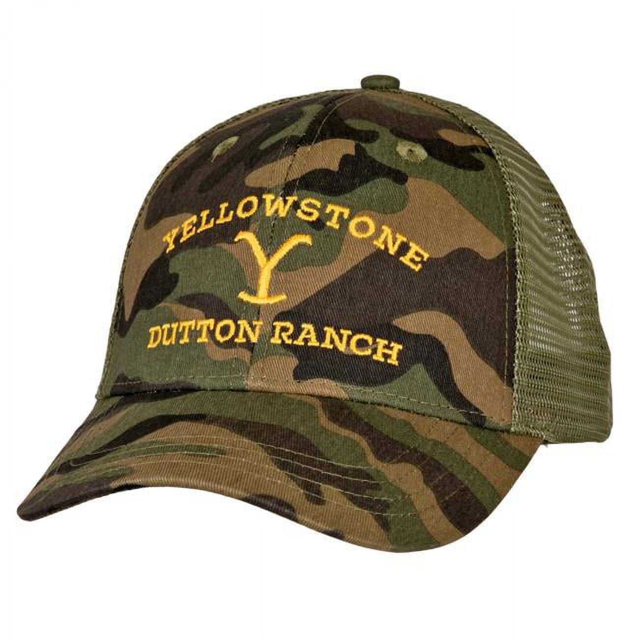 Yellowstone Dutton Ranch Official Camo Trucker Hat Made from High ...