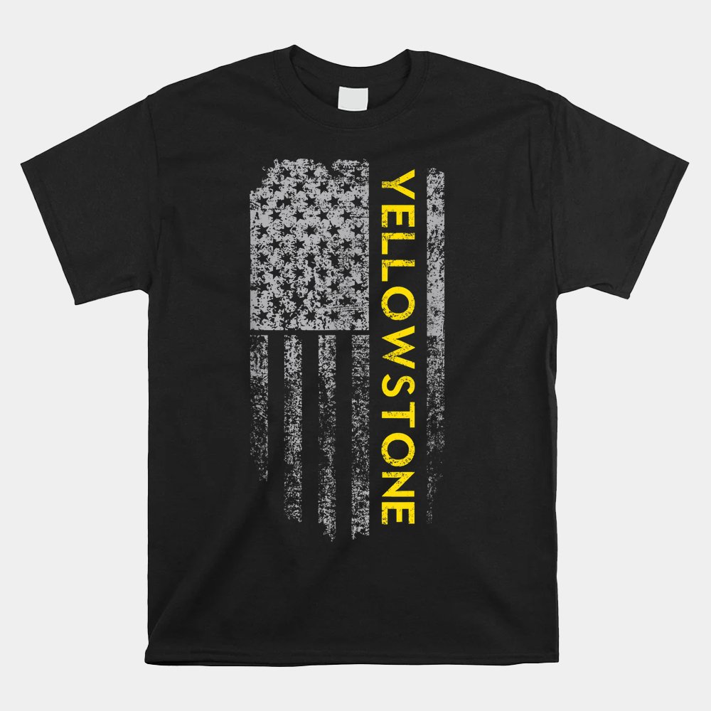 Yellowstone American Flag Shirt - Walmart.com