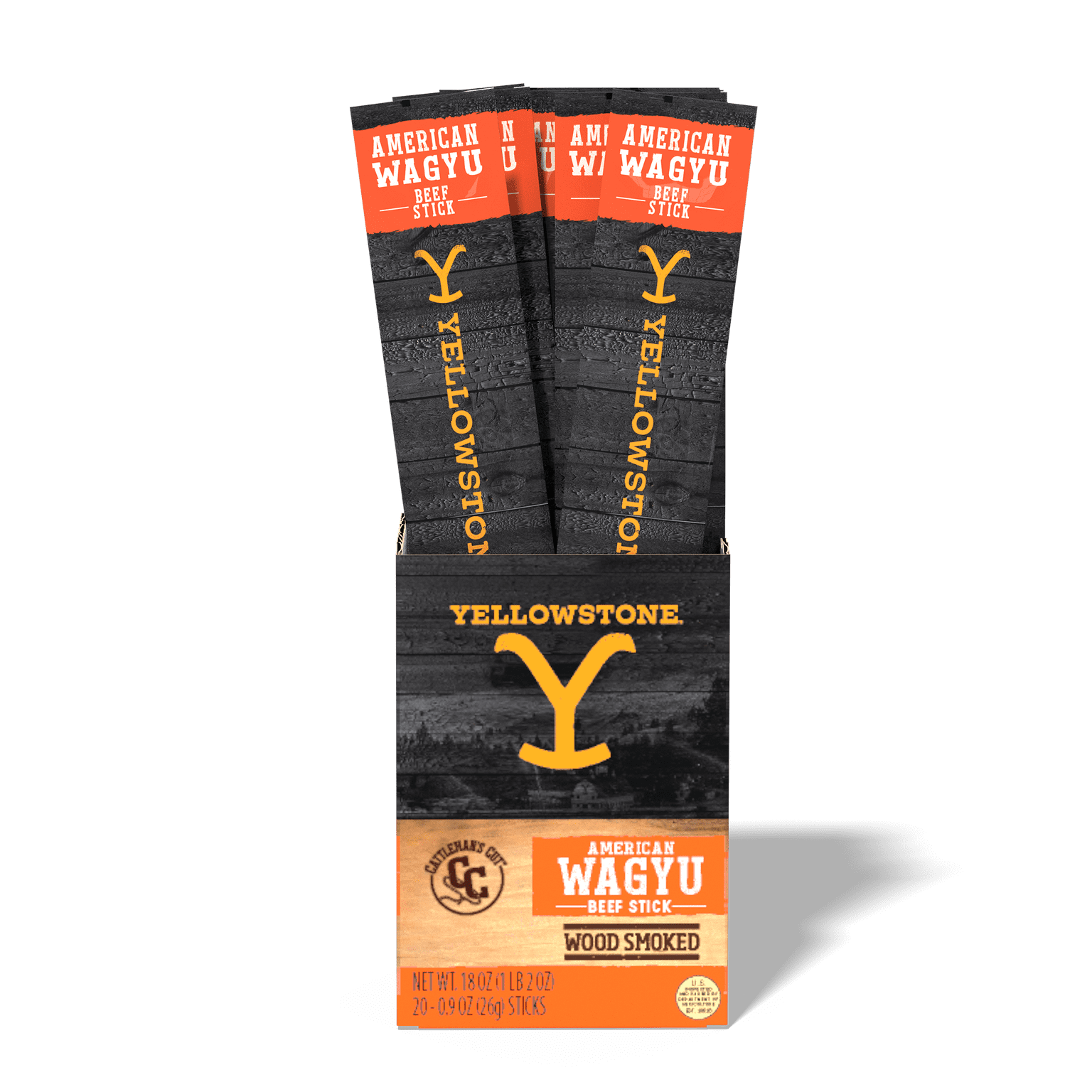 Yellowstone American Wagyu Beef Stick, 0.9oz - Walmart.com