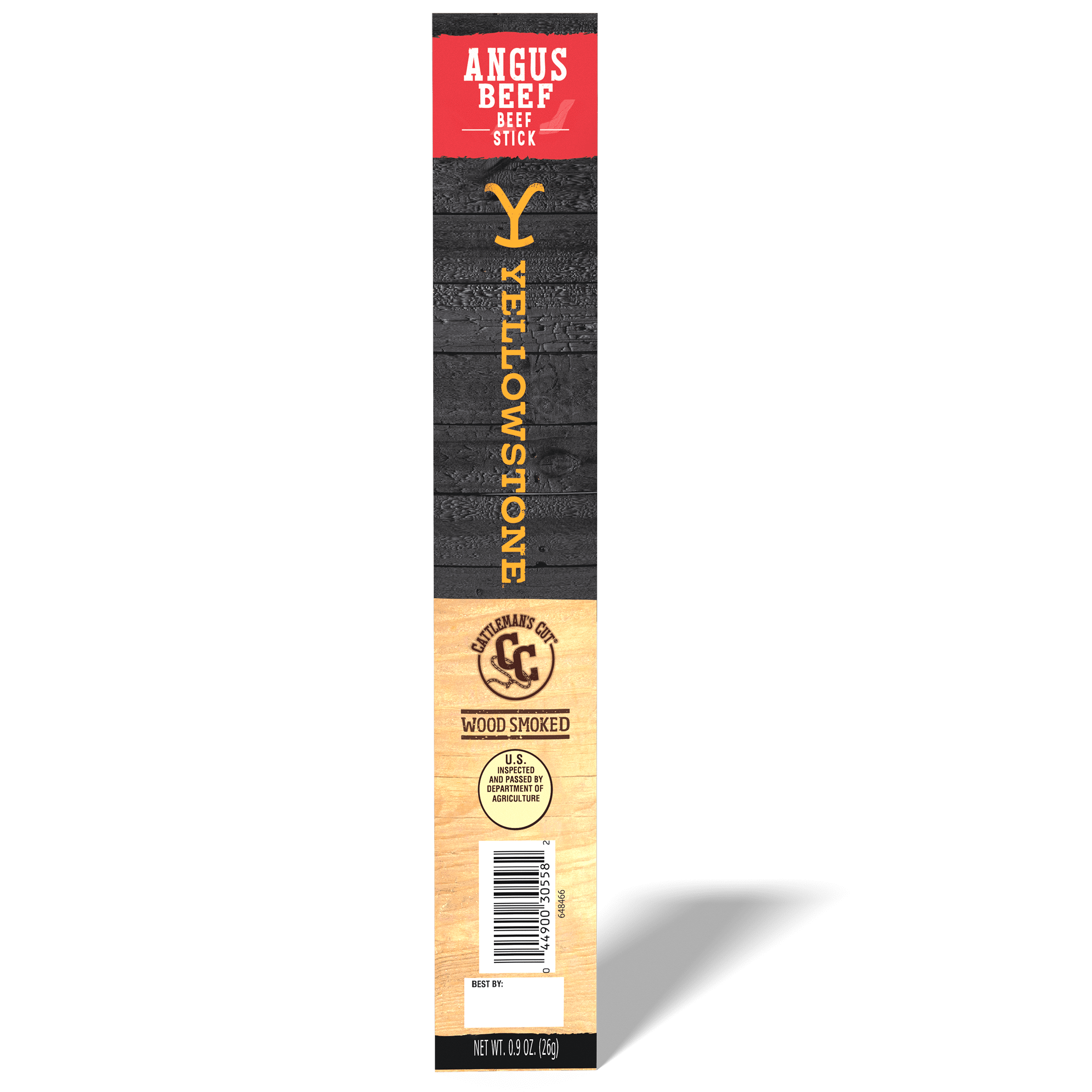 Yellowstone Angus Beef Stick 0.9oz Plastic Pouch Smoked Seasoned ...