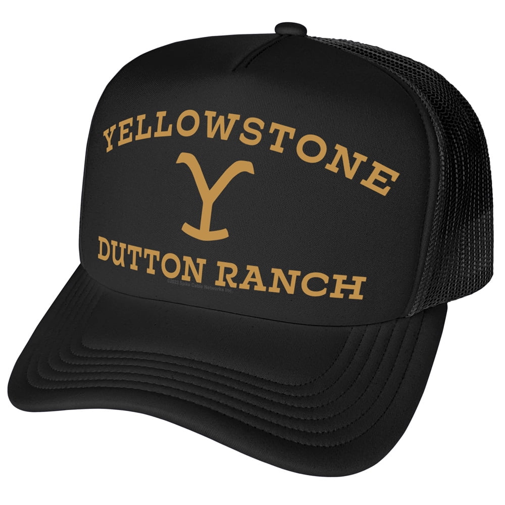 Yellowstone Arched Logo Foam Snapback Trucker Hat - Unisex for Men and ...