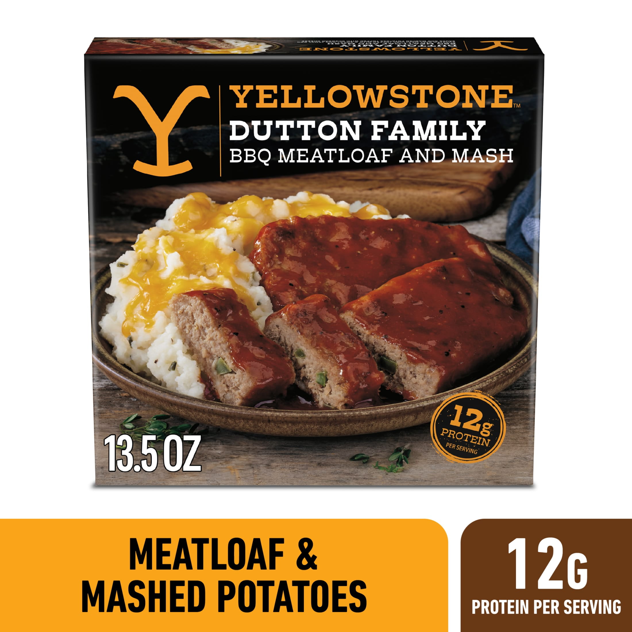 Yellowstone Dutton Family Dinner BBQ Meatloaf and Mashed Potatoes Meal ...