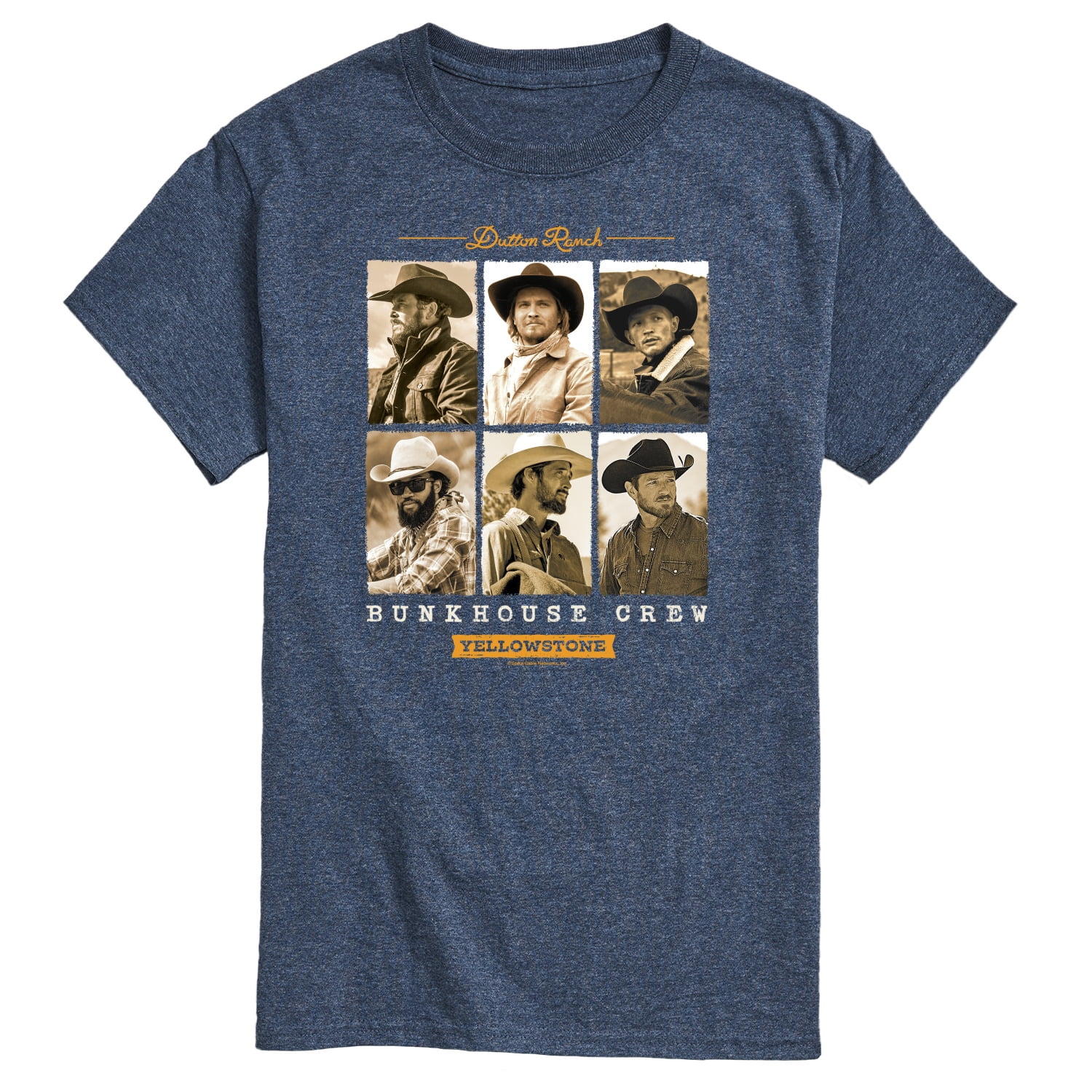 Yellowstone - Bunkhouse Crew - Men's Short Sleeve Graphic T-Shirt ...