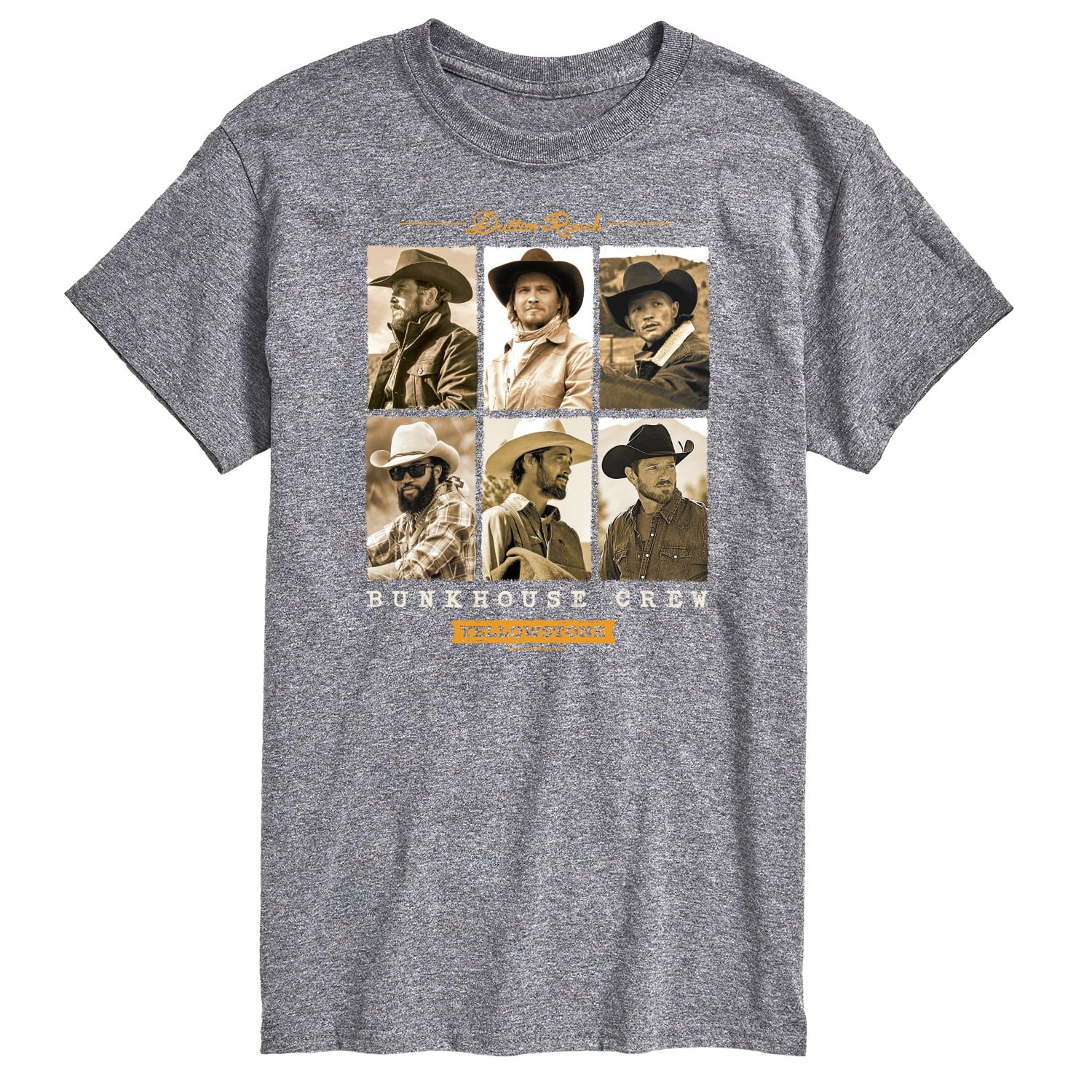 Yellowstone - Bunkhouse Crew - Men's Short Sleeve Graphic T-Shirt ...
