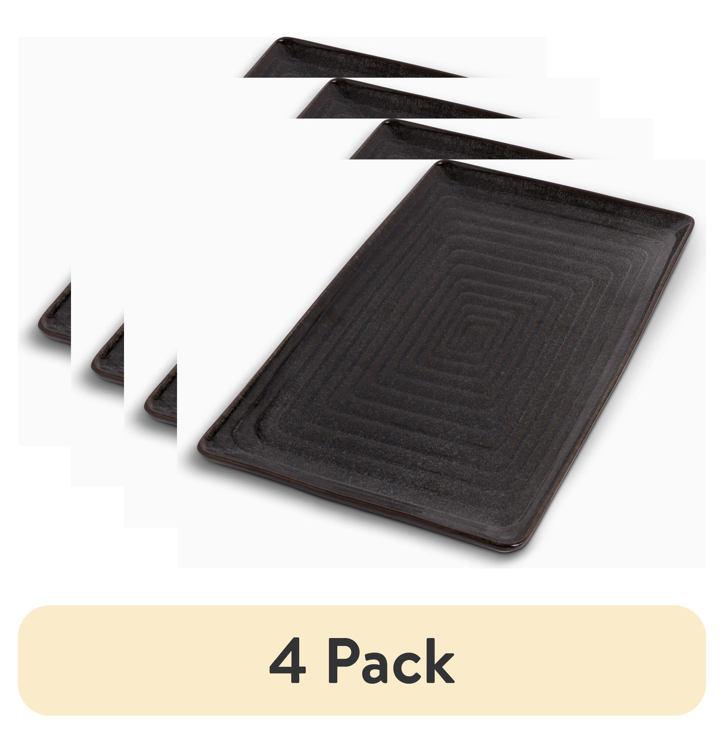 (4 pack) Yellowstone Ceramic Rectangular Platter, Rip Collection ...
