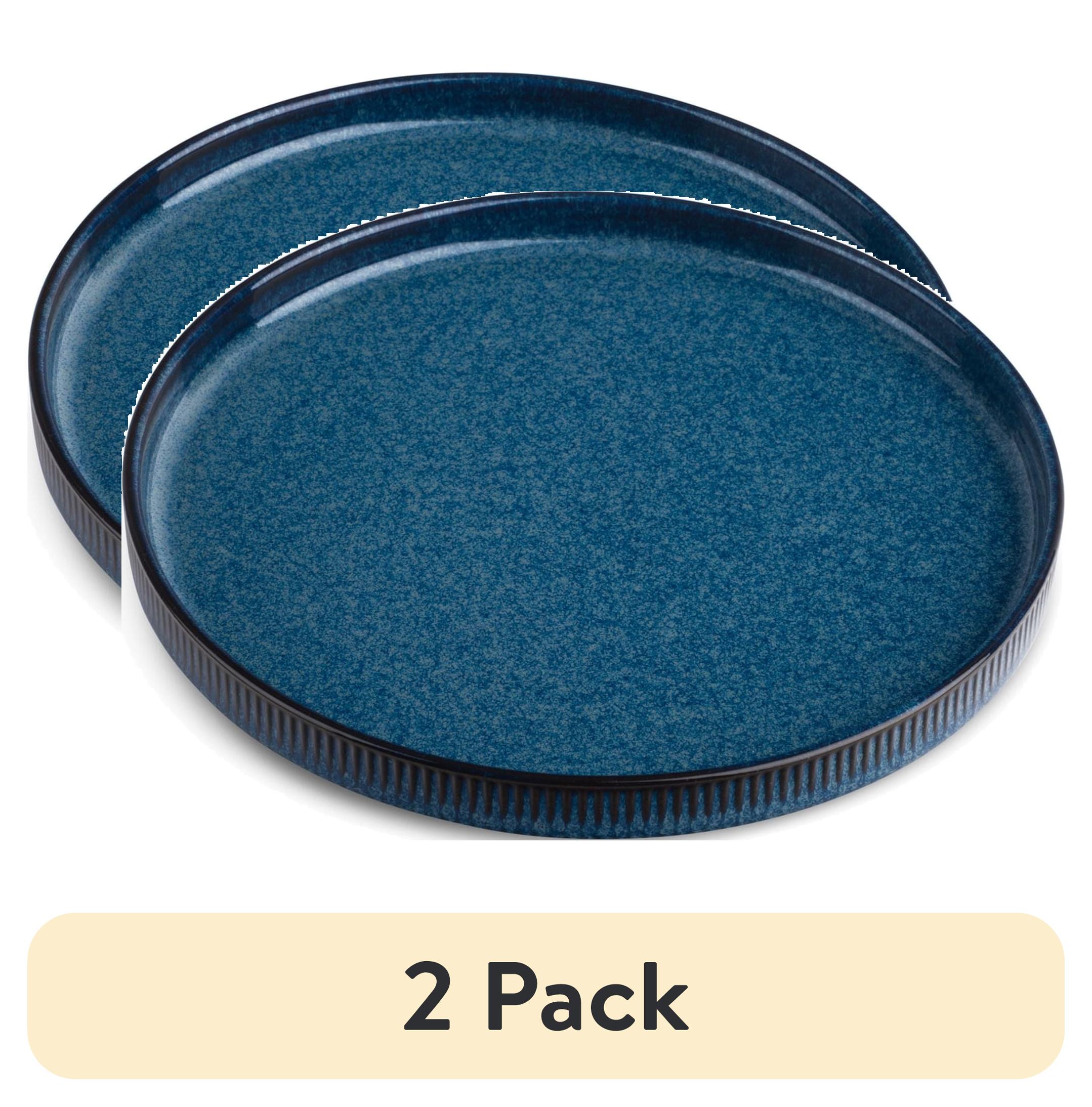 (2 pack) Yellowstone Ceramic Round Salad Plate, John Collection ...