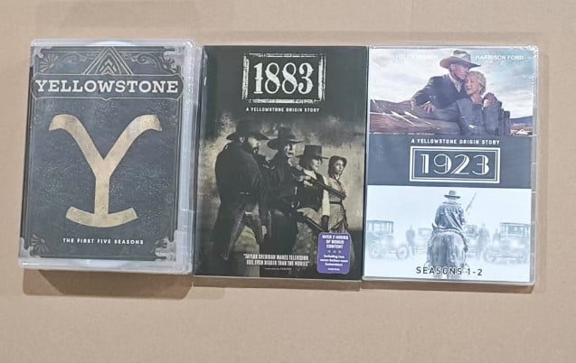 Yellowstone Collection Complete Series Seasons 1-4+5+1883+1923 Region 1 ...
