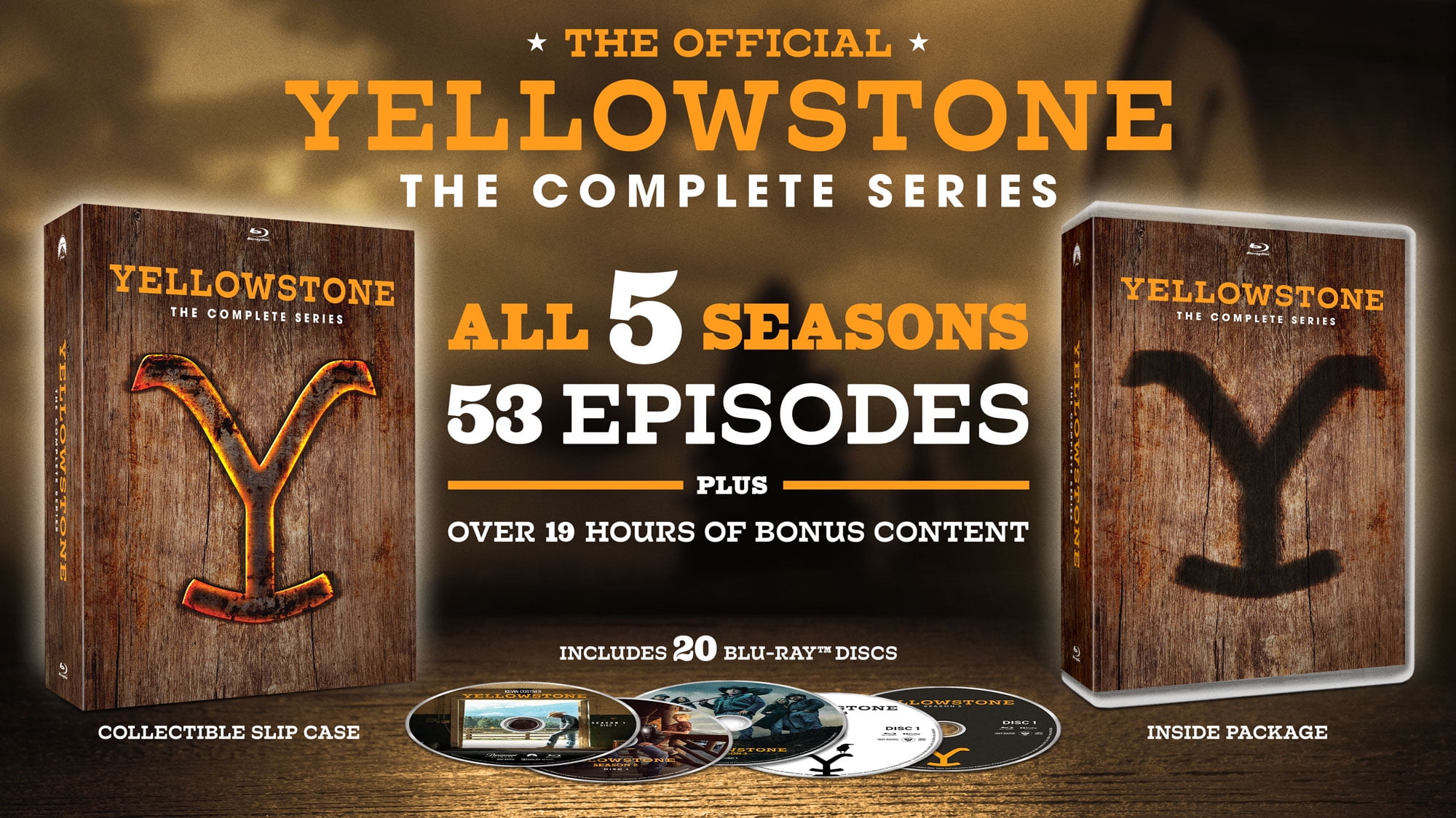 Yellowstone: Complete Series (Seasons 1-5, 53 Episodes) (Blu-ray) MTV ...