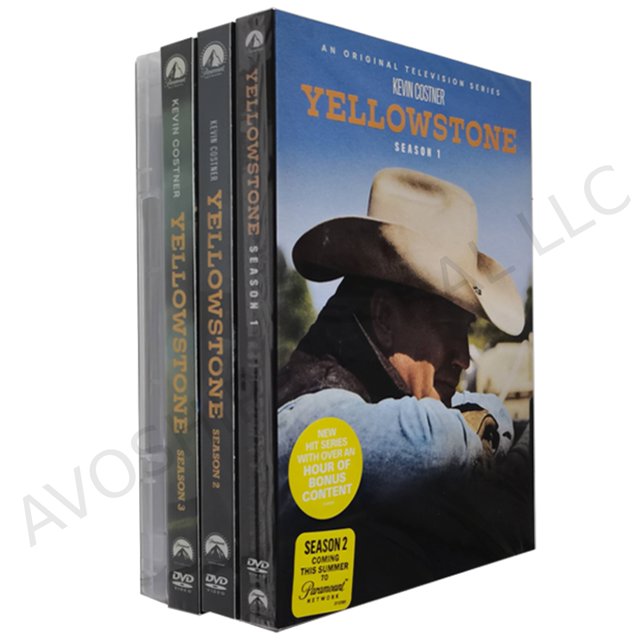 Yellowstone Complete Series Season 1-4 DVD Limited Edition by Taylor ...