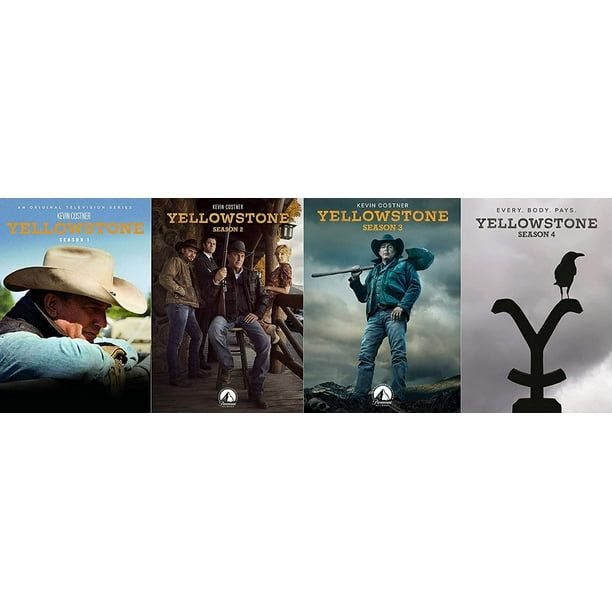 Yellowstone Complete Series Seasons 1-4 (DVD) - Walmart Business Supplies