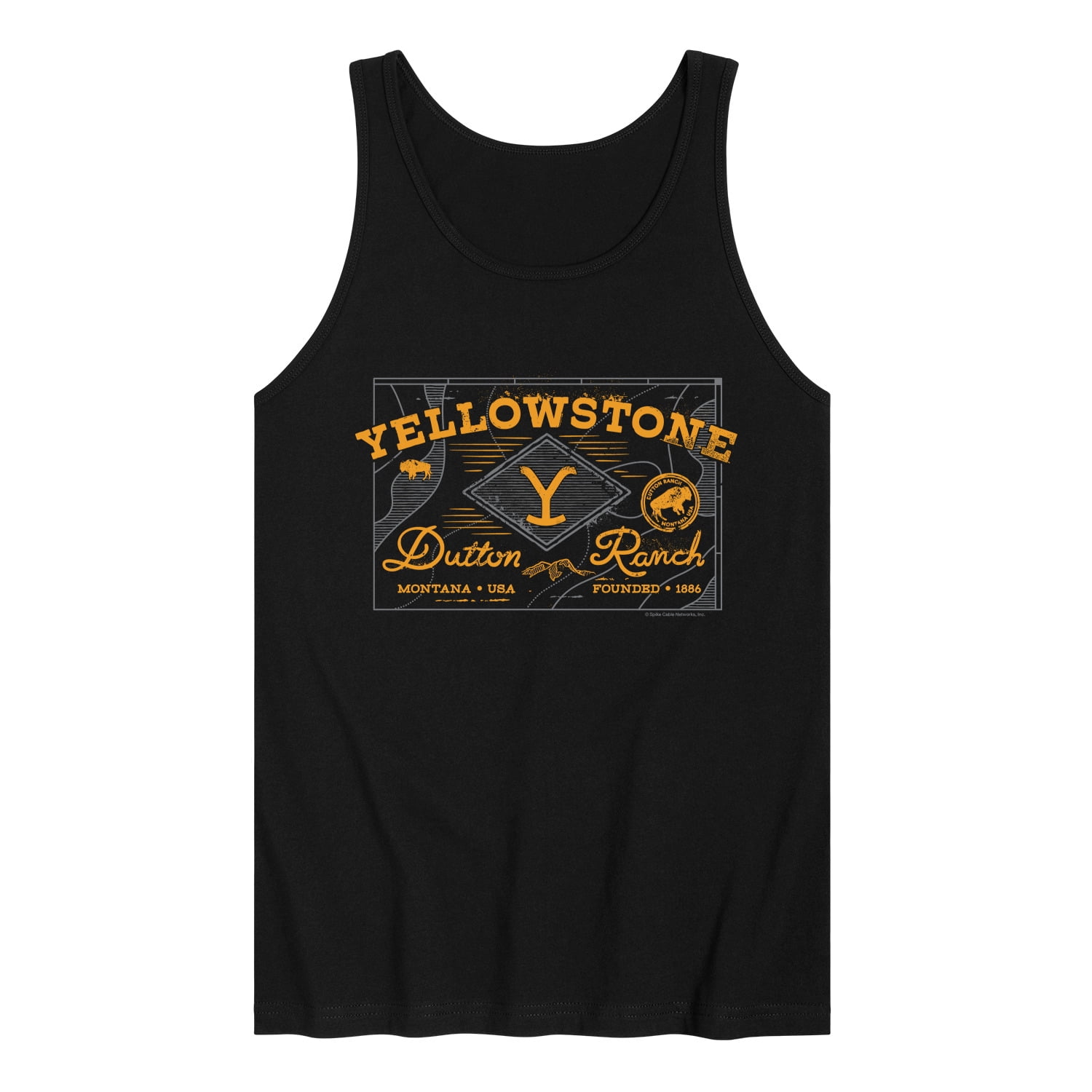 Yellowstone - Dutton Ranch Badge - Men's Jersey Tank Top - Walmart.com