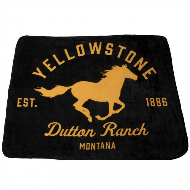 Yellowstone Dutton Ranch Fleece Throw Blanket - Walmart.com