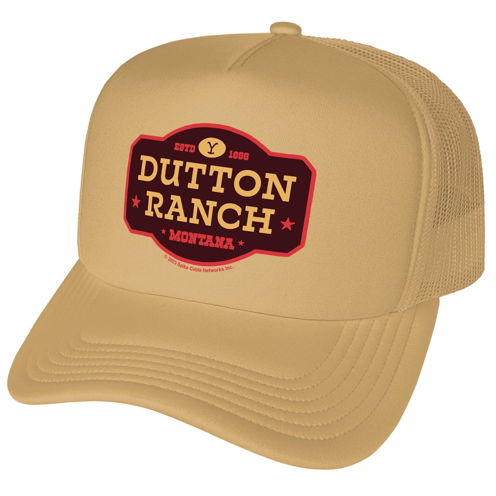 Yellowstone Dutton Ranch Foam Snapback Trucker Hat - Unisex for Men and ...