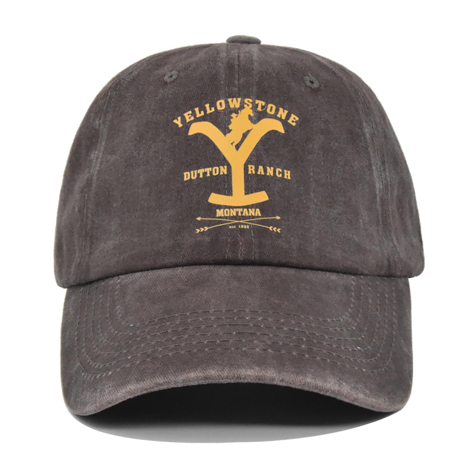 Yellowstone Dutton Ranch Logo Classic Dad Hat Yellowstone Embroidery ...