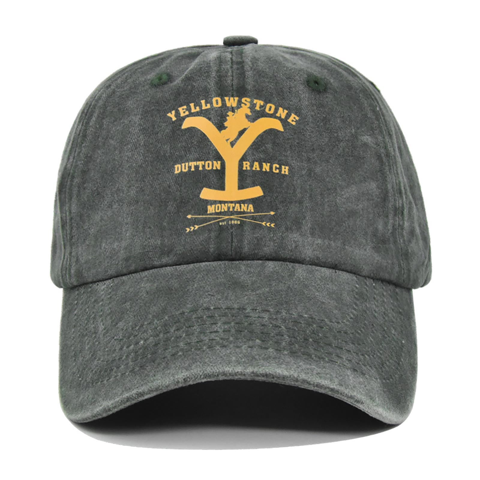 Yellowstone Dutton Ranch Logo Classic Dad Hat Yellowstone Embroidery ...